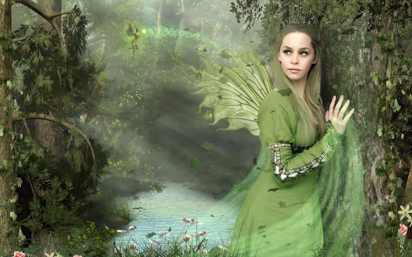 Green Fairy Wallpapers - Top Free Green Fairy Backgrounds - WallpaperAccess