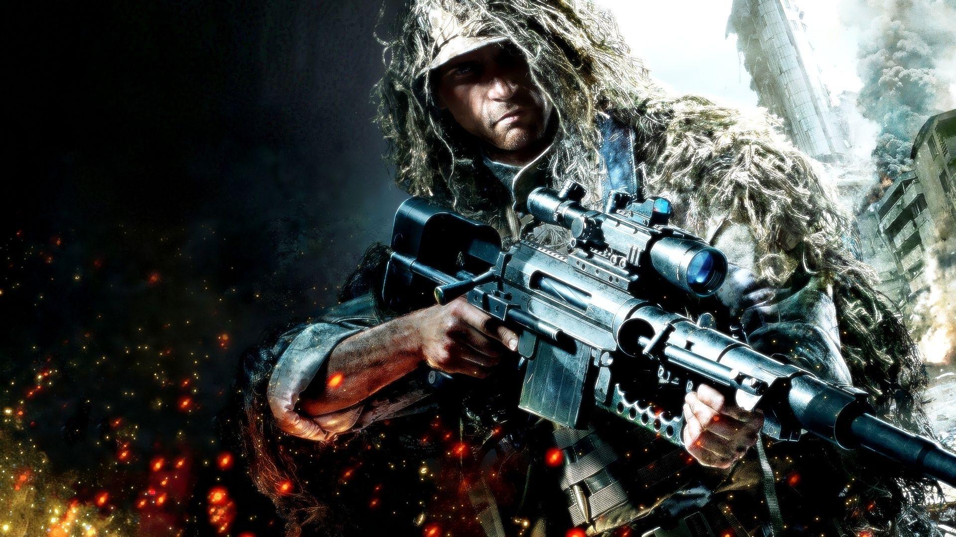 Sniper Wallpapers - Top Free Sniper Backgrounds - WallpaperAccess