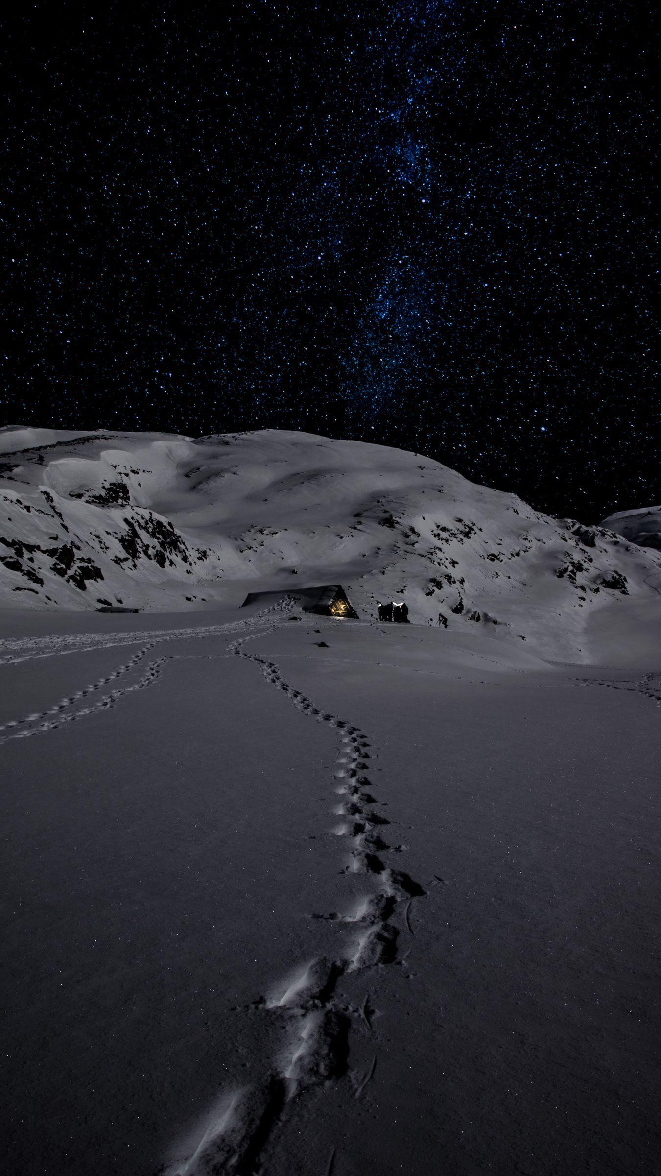 4K Snow Night Wallpapers - Top Free 4K Snow Night Backgrounds ...