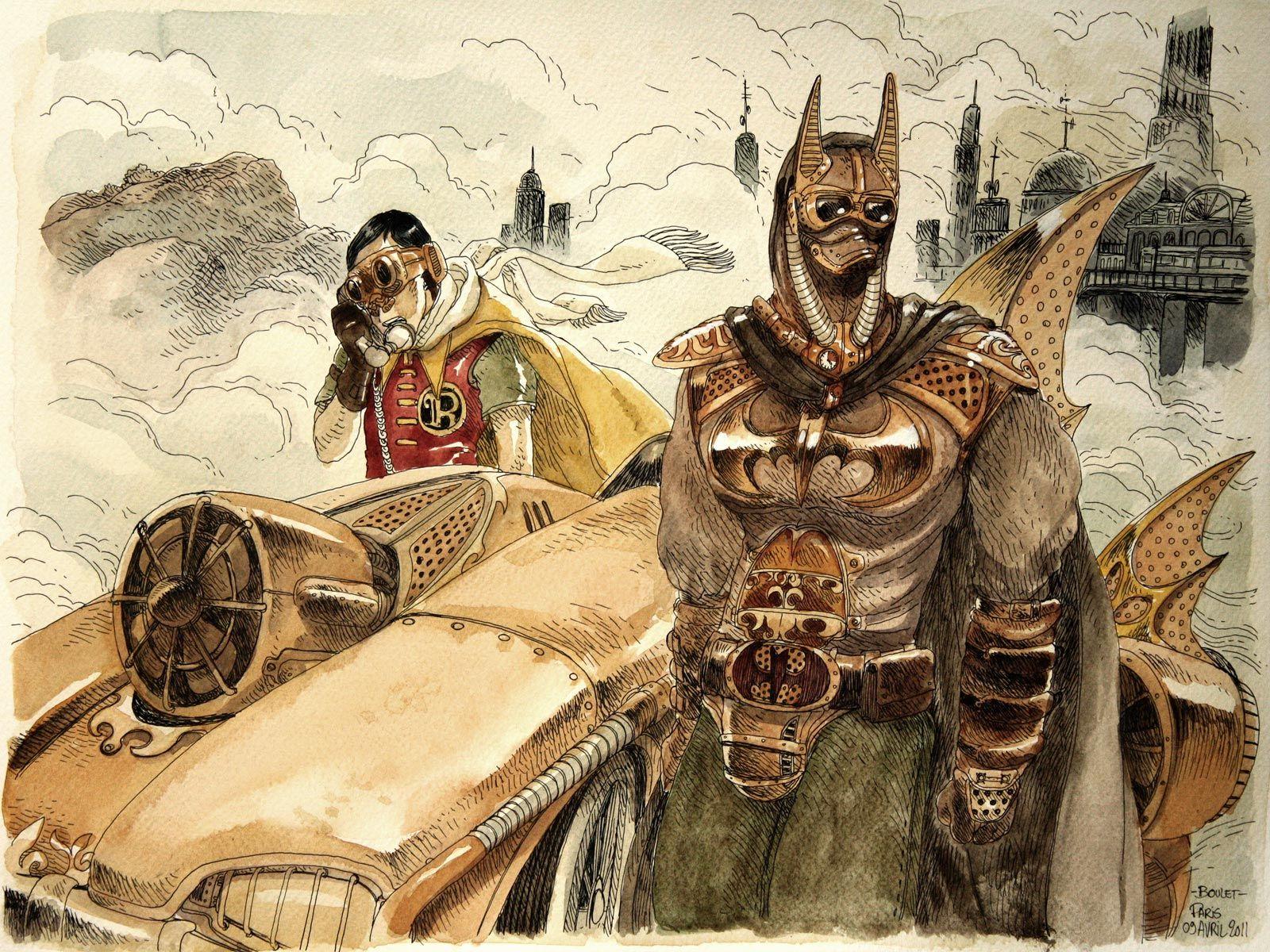 Steampunk Batman Wallpapers - Top Free Steampunk Batman Backgrounds ...