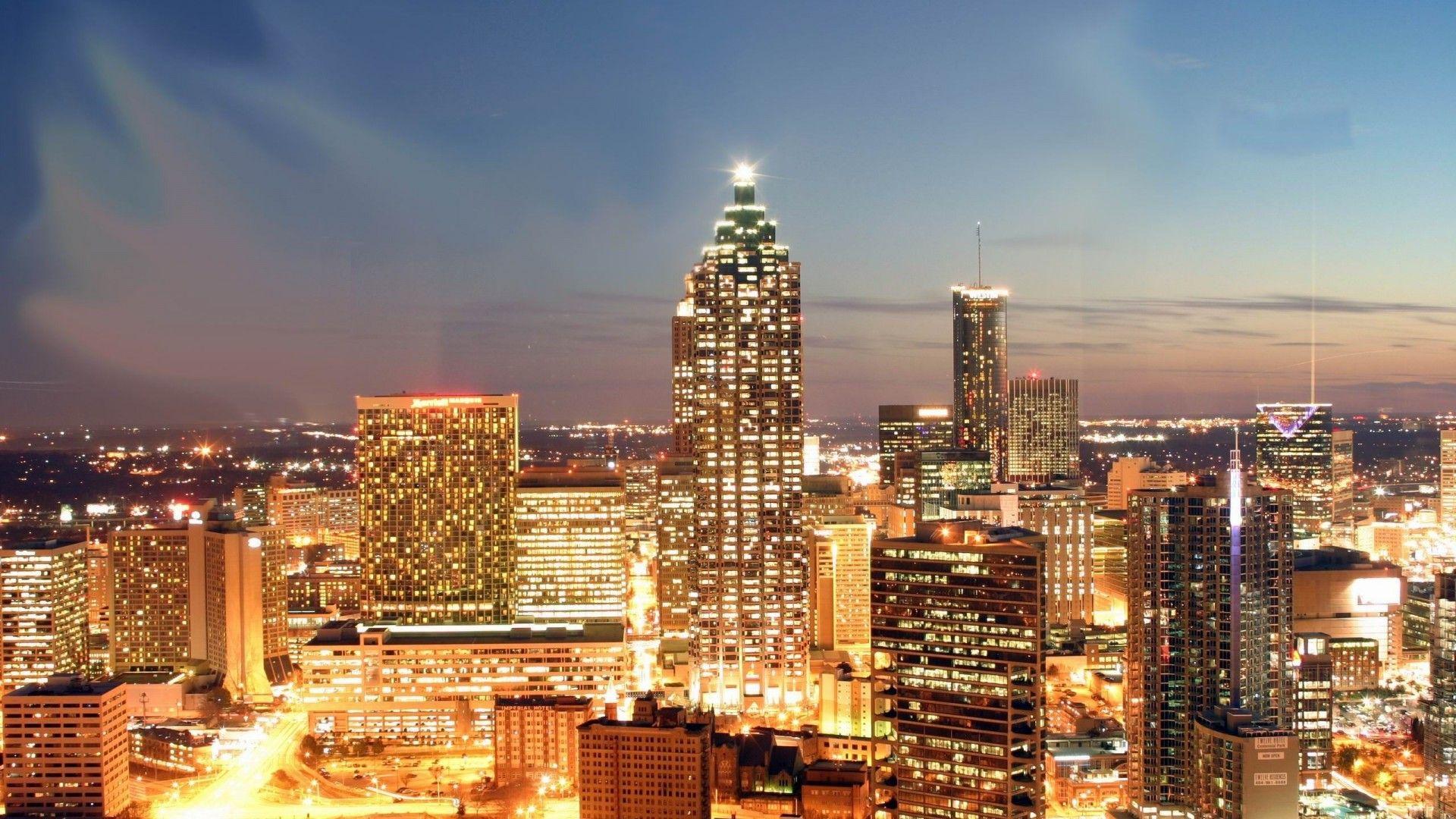 Atlanta Skyline Wallpapers - Top Free Atlanta Skyline Backgrounds ...