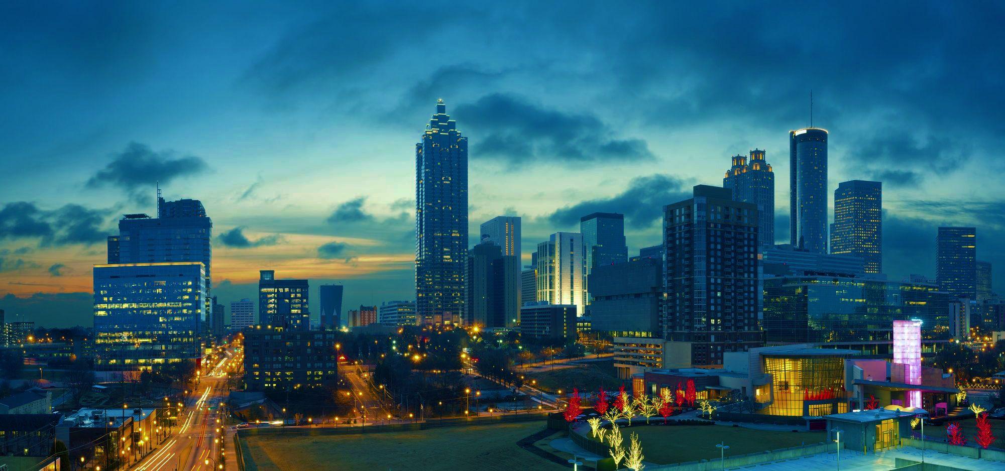 Atlanta Skyline Wallpapers - Top Free Atlanta Skyline Backgrounds ...