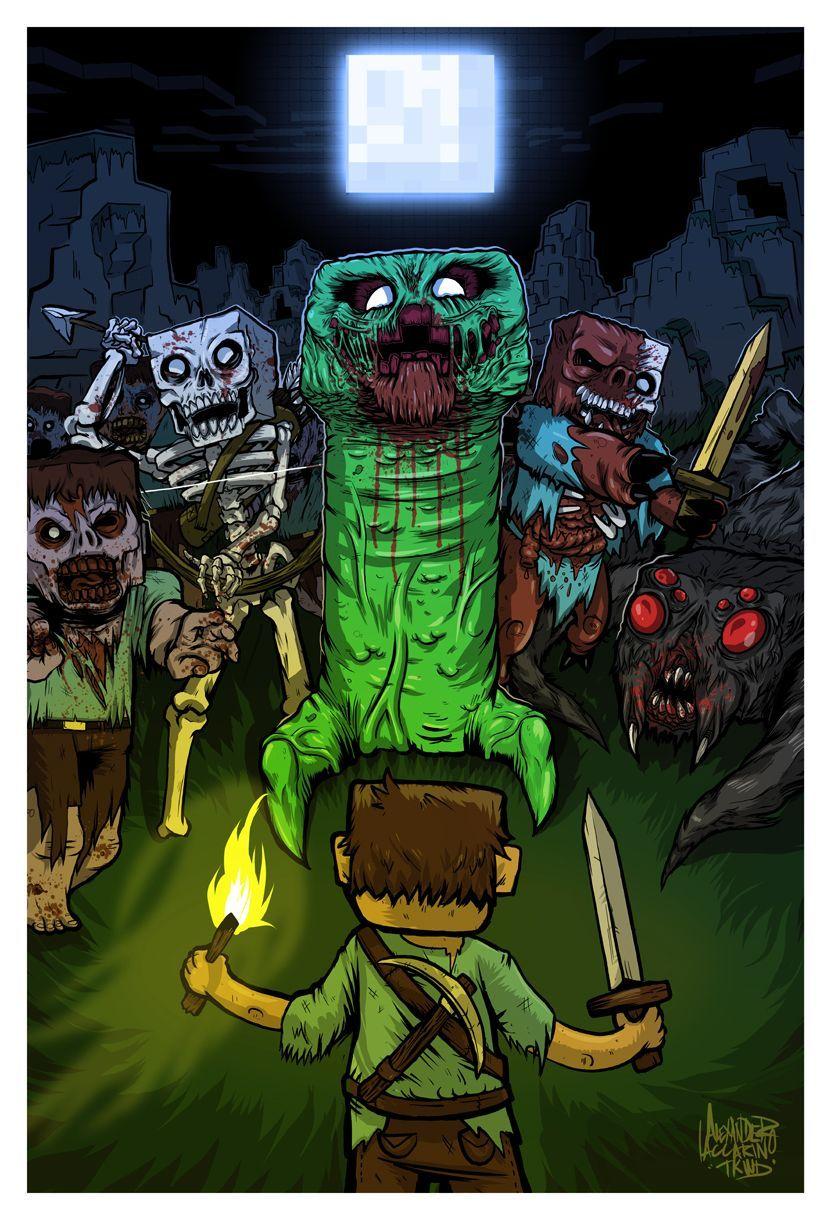 Creepy Minecraft Wallpapers - Top Free Creepy Minecraft Backgrounds ...