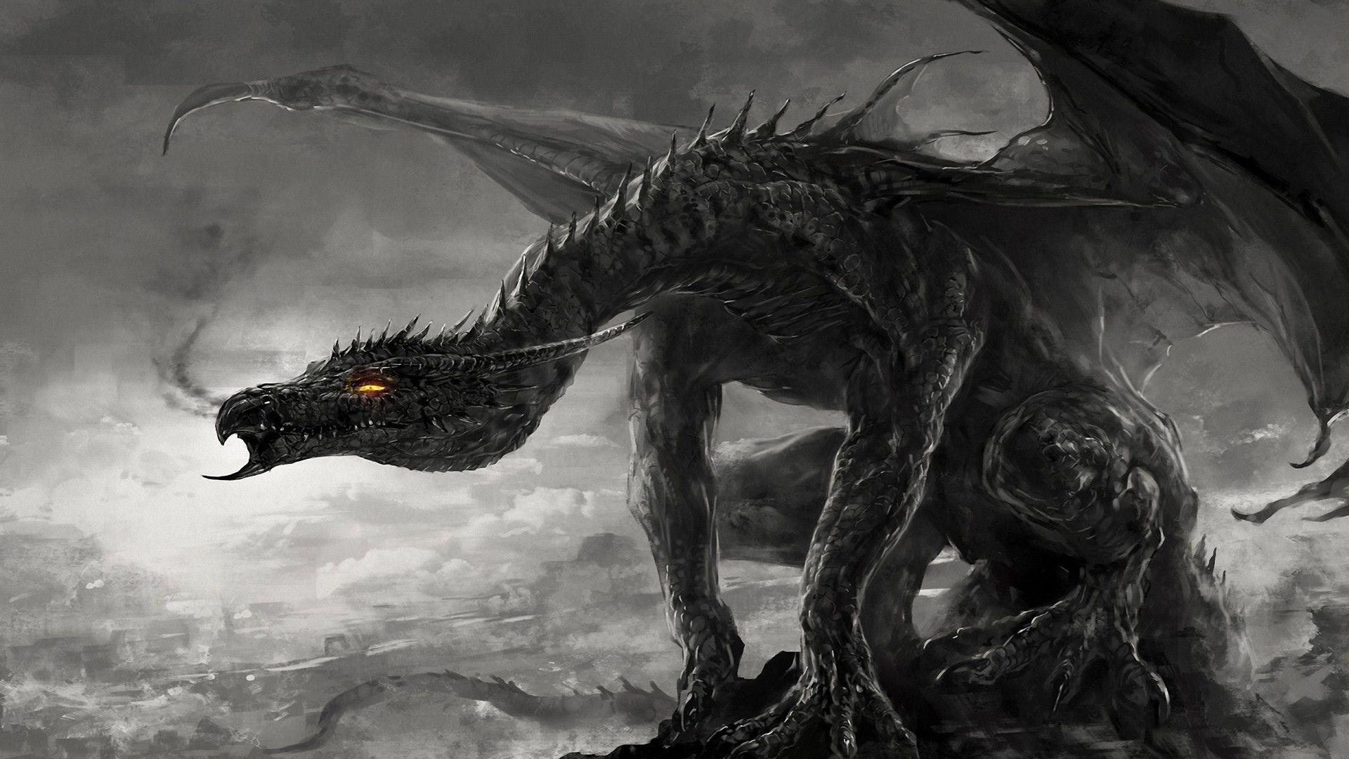 Dark Dragon HD Wallpapers - Top Free Dark Dragon HD Backgrounds ...
