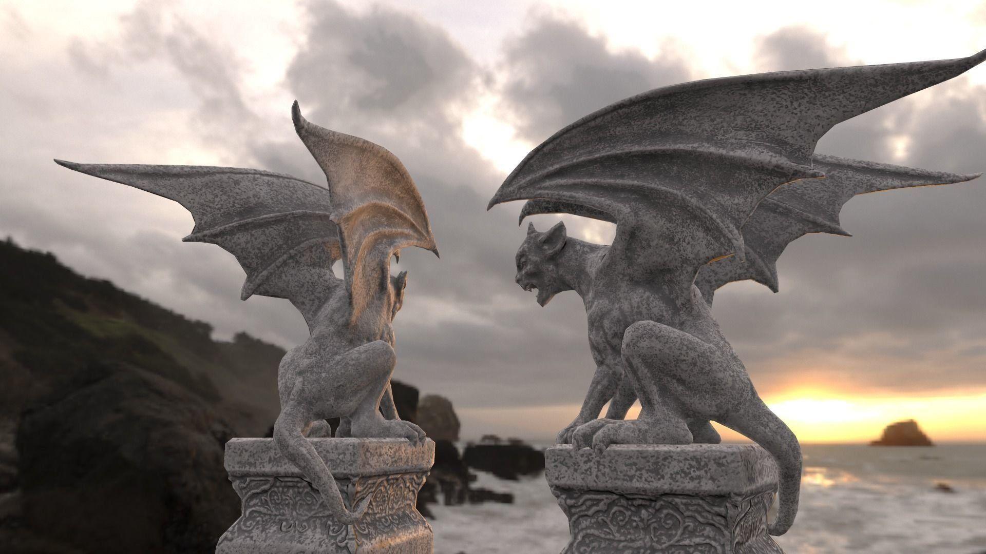 Gargoyle Wallpapers - Top Free Gargoyle Backgrounds - WallpaperAccess