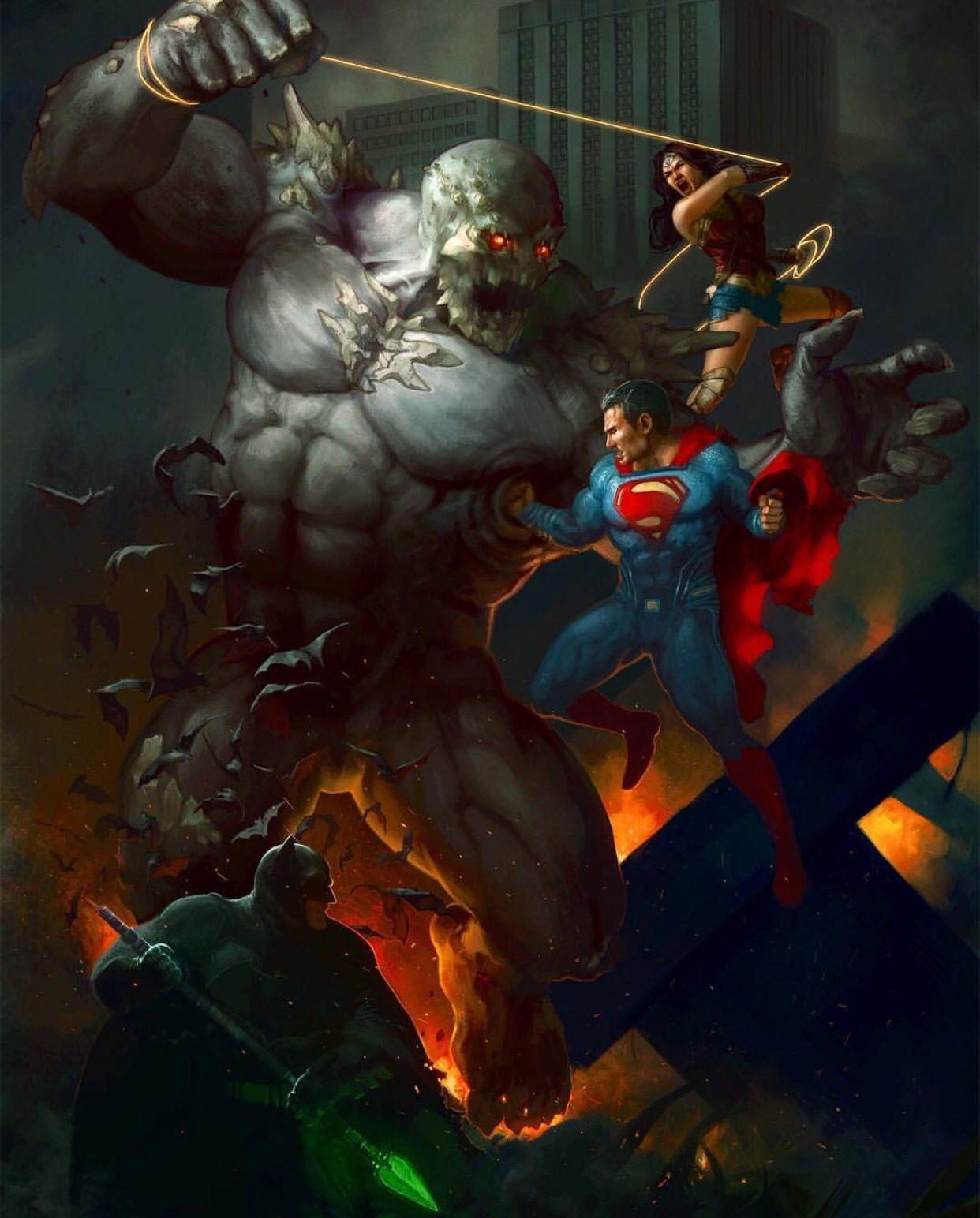 Superman vs Doomsday Wallpapers - Top Free Superman vs Doomsday ...