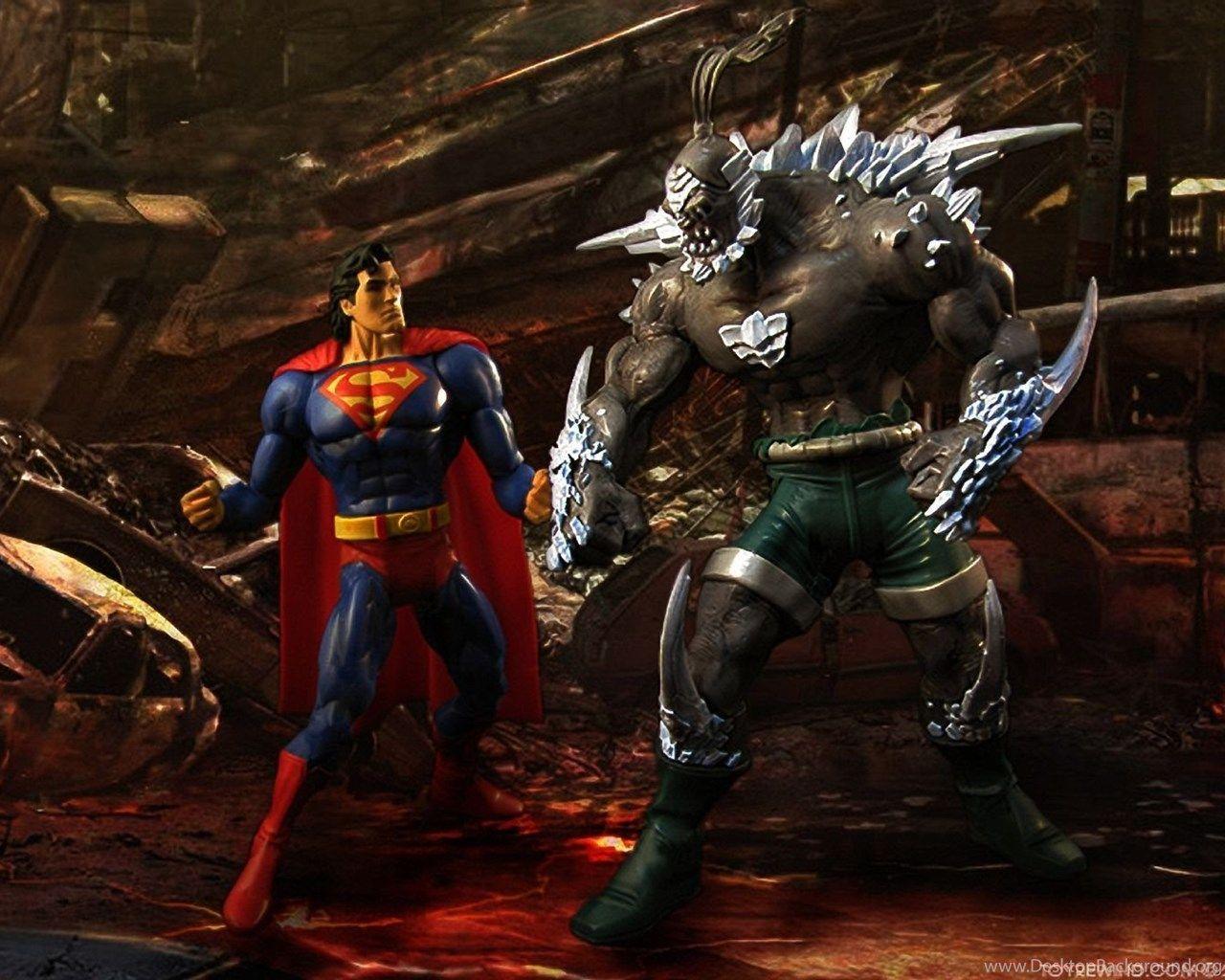 Superman vs Doomsday Wallpapers - Top Free Superman vs Doomsday ...