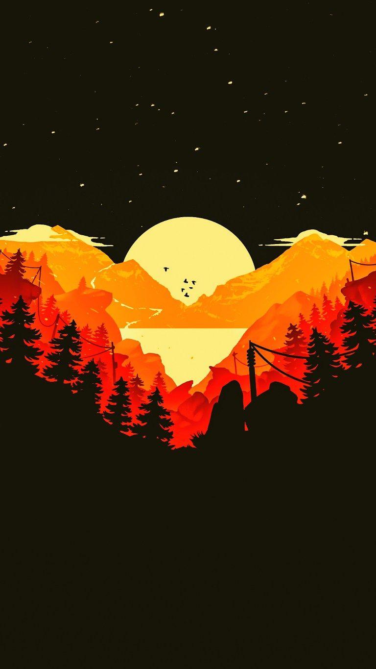 Sunset Minimalist Wallpapers - Top Free Sunset Minimalist Backgrounds ...