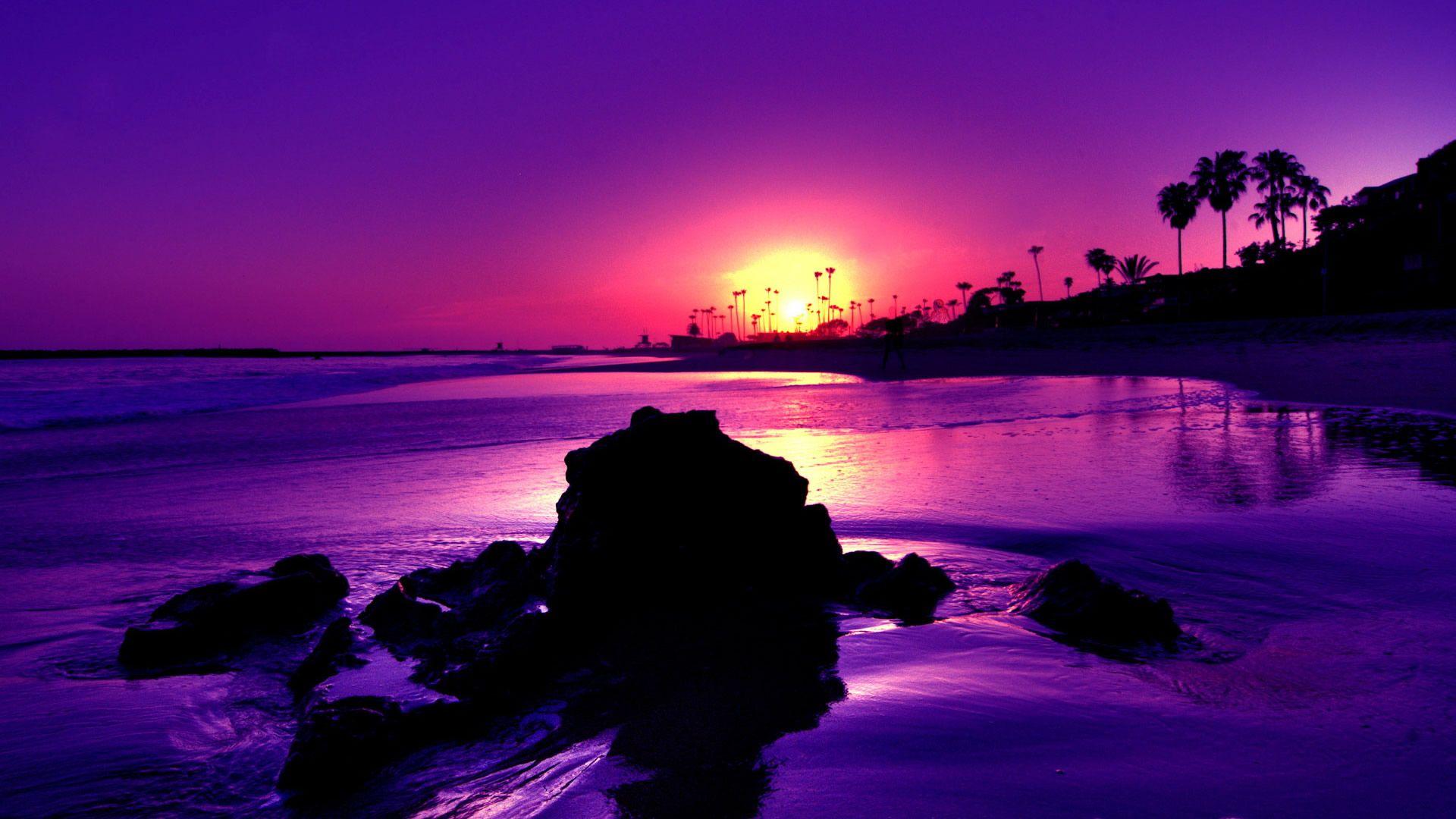 Yellow and Purple Sunset Wallpapers - Top Free Yellow and Purple Sunset ...