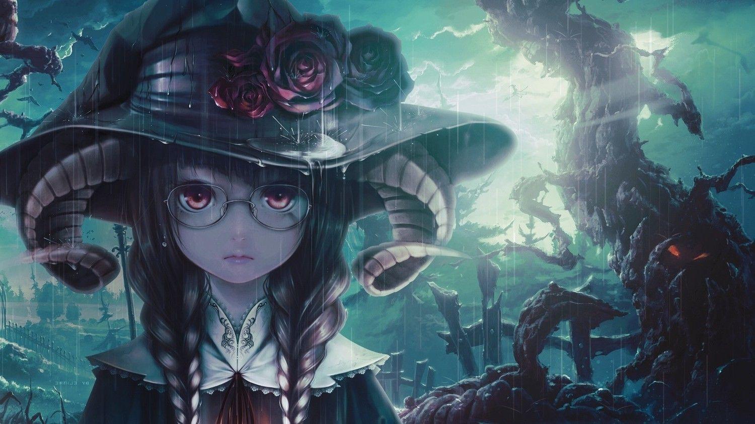 Anime Witch Girl Wallpapers - Top Free Anime Witch Girl Backgrounds ...