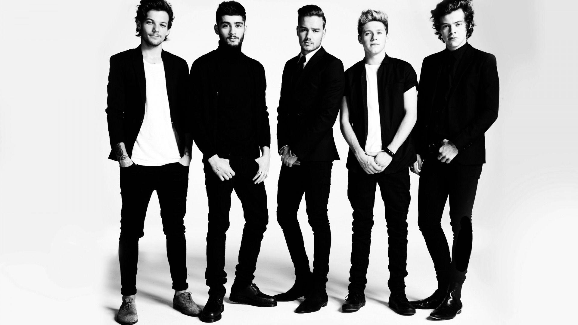 Black and White One Direction Laptop Wallpapers - Top Free Black and ...