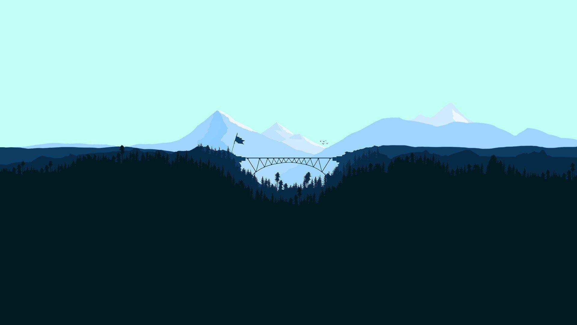 Minimalist Firewatch Wallpapers - Top Free Minimalist Firewatch ...