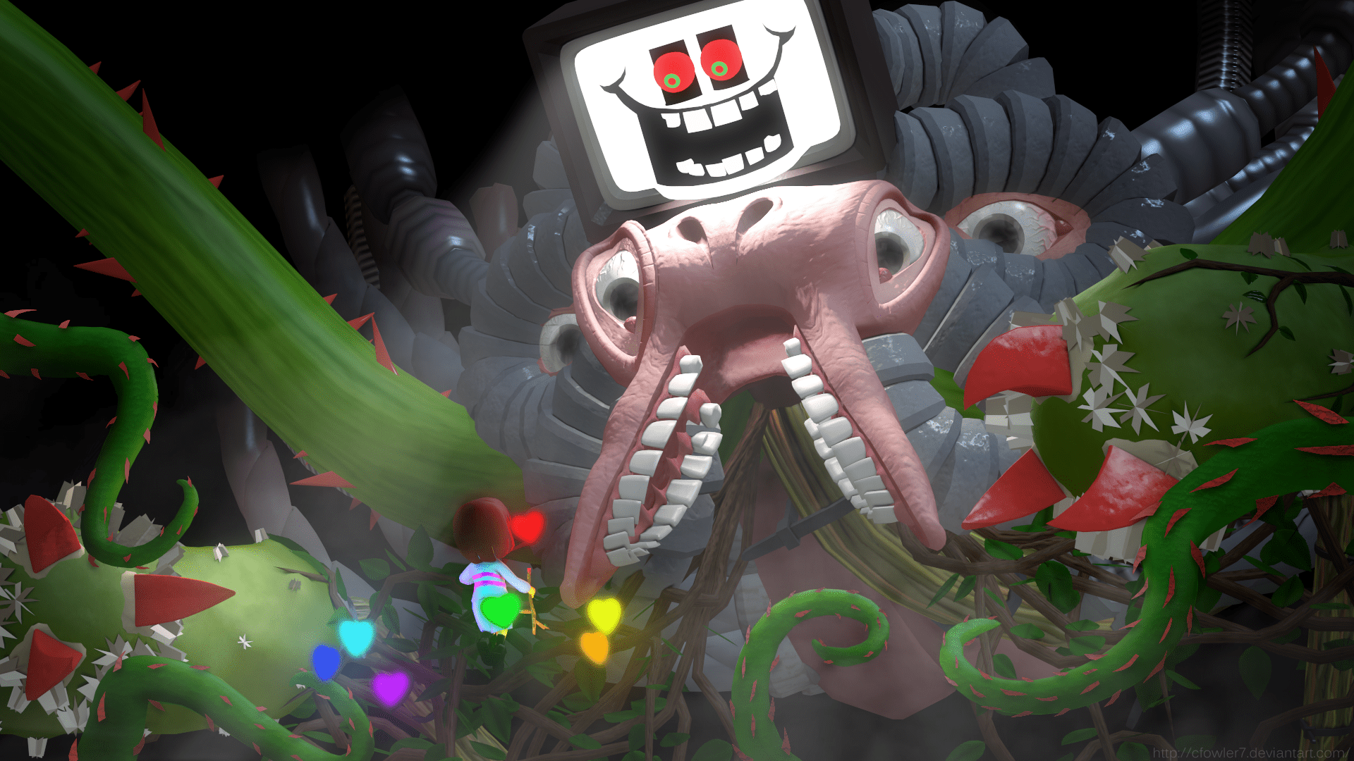 Omega Flowey Wallpapers - Top Free Omega Flowey Backgrounds ...