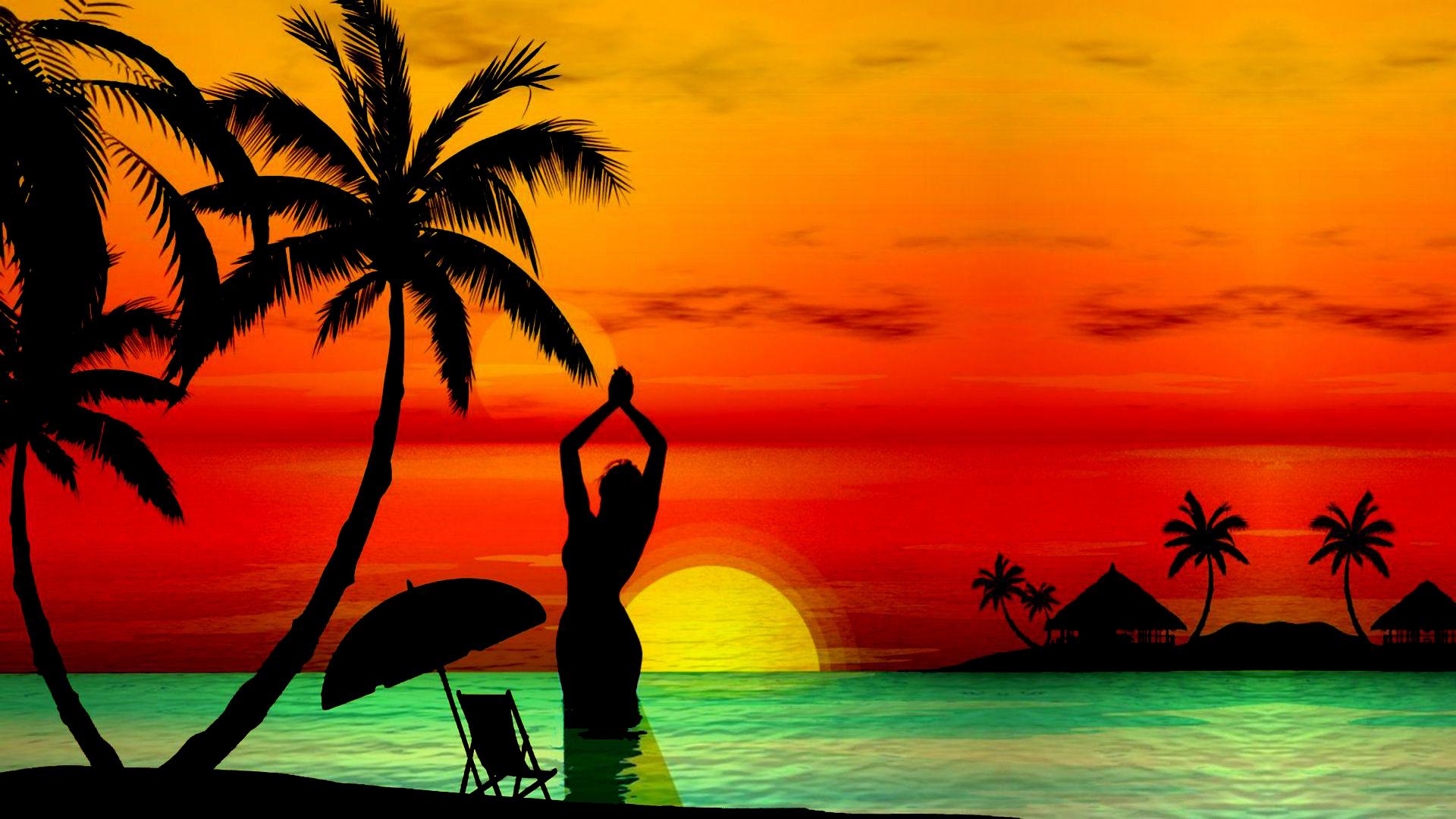 1920X1080 HD Island Sunset Wallpapers - Top Free 1920X1080 HD Island ...