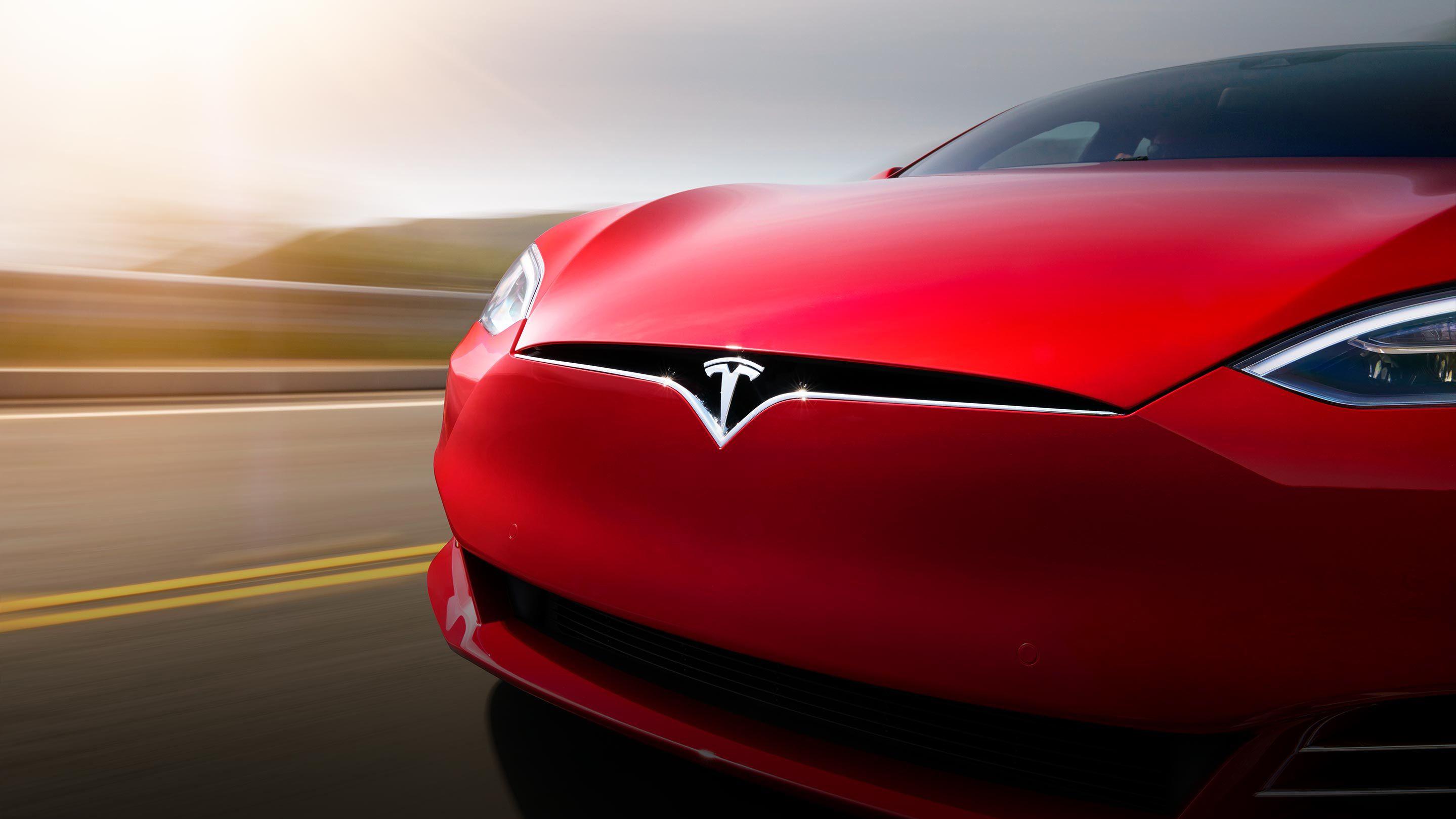 Red Tesla Model S Wallpapers - Top Free Red Tesla Model S Backgrounds ...