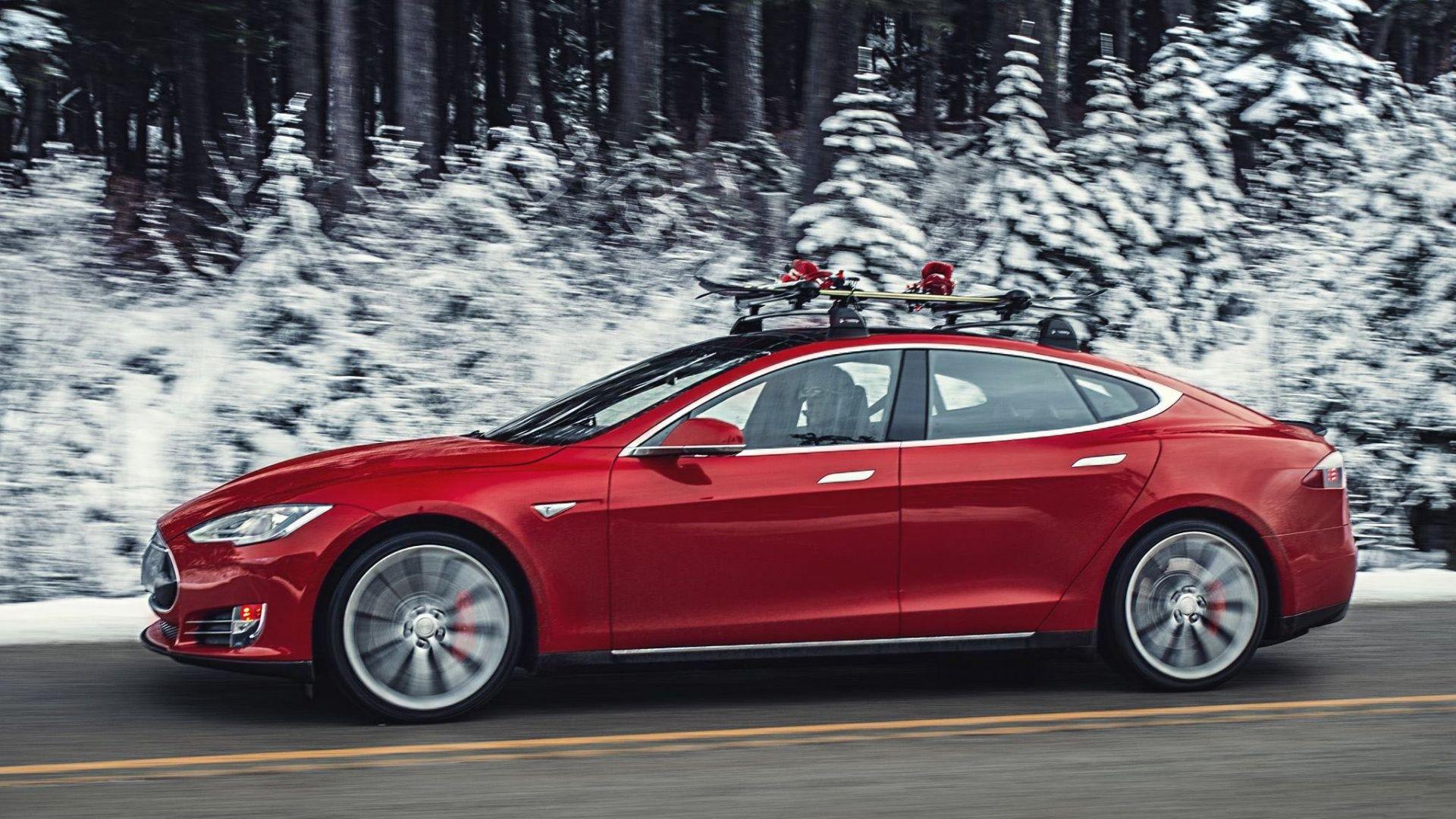 Red Tesla Model S Wallpapers - Top Free Red Tesla Model S Backgrounds ...