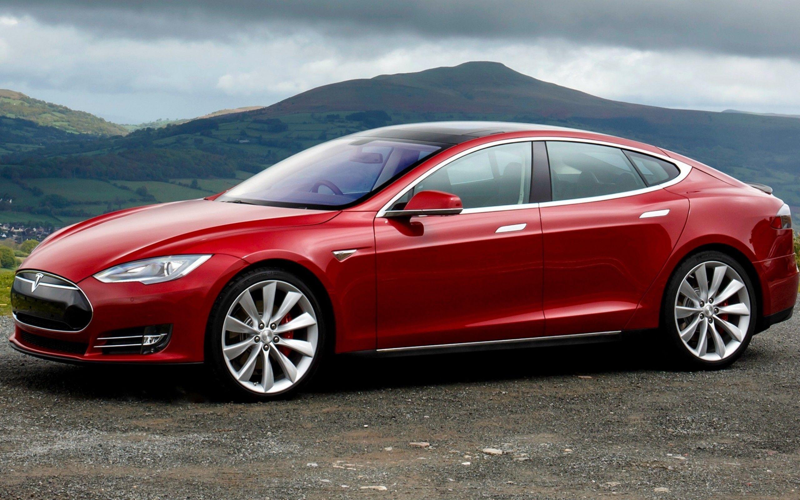 Red Tesla Model S Wallpapers - Top Free Red Tesla Model S Backgrounds ...