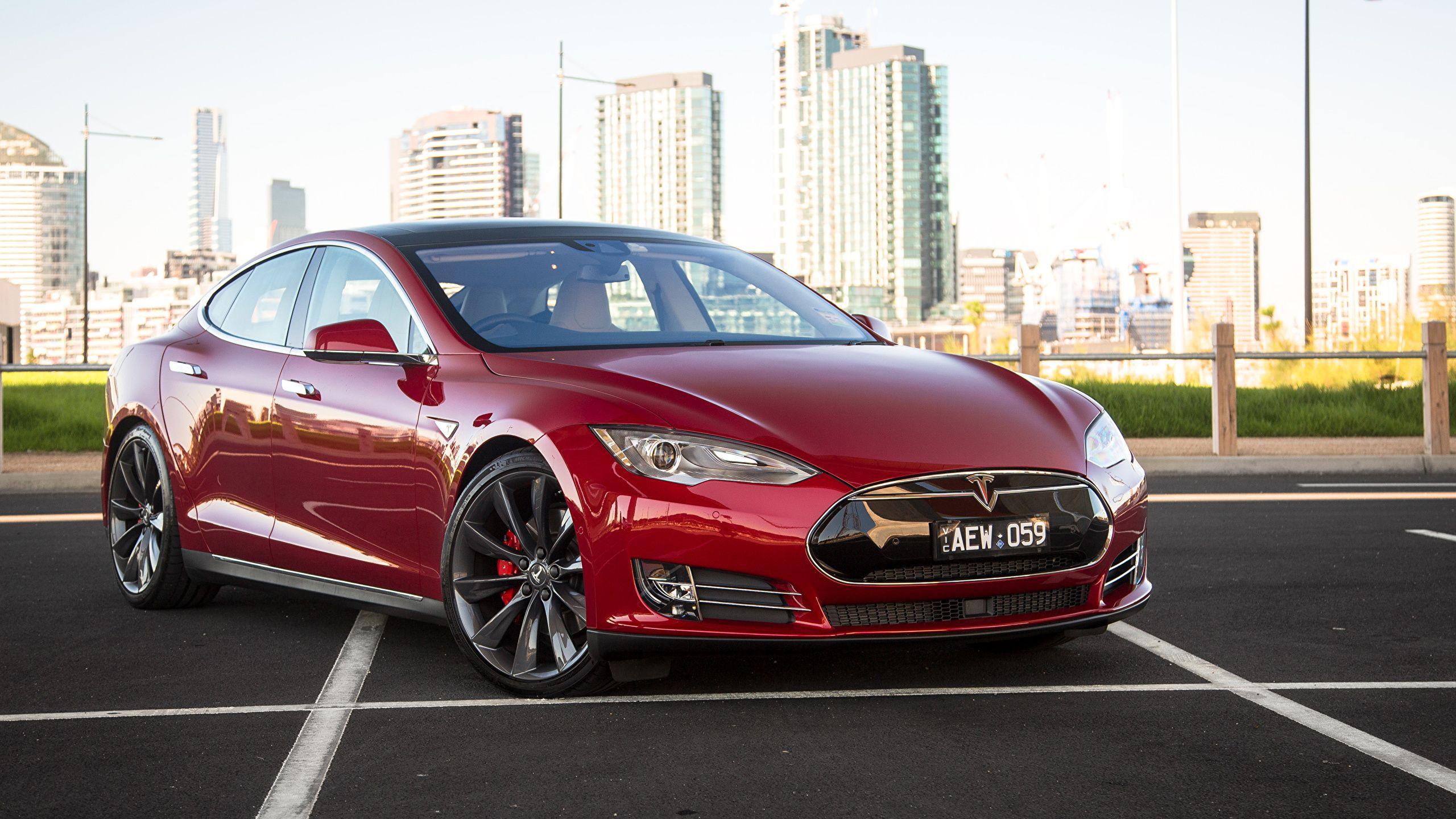 Red Tesla Model S Wallpapers - Top Free Red Tesla Model S Backgrounds ...