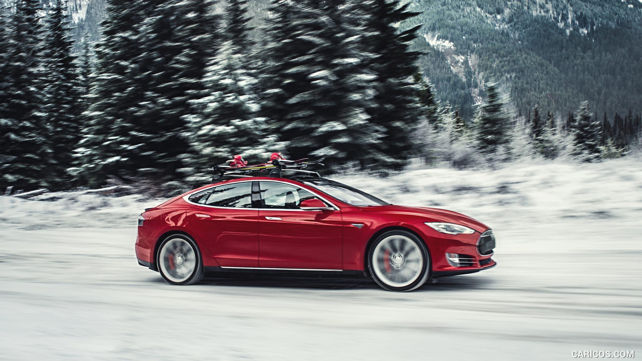 Red Tesla Model S Wallpapers - Top Free Red Tesla Model S Backgrounds ...