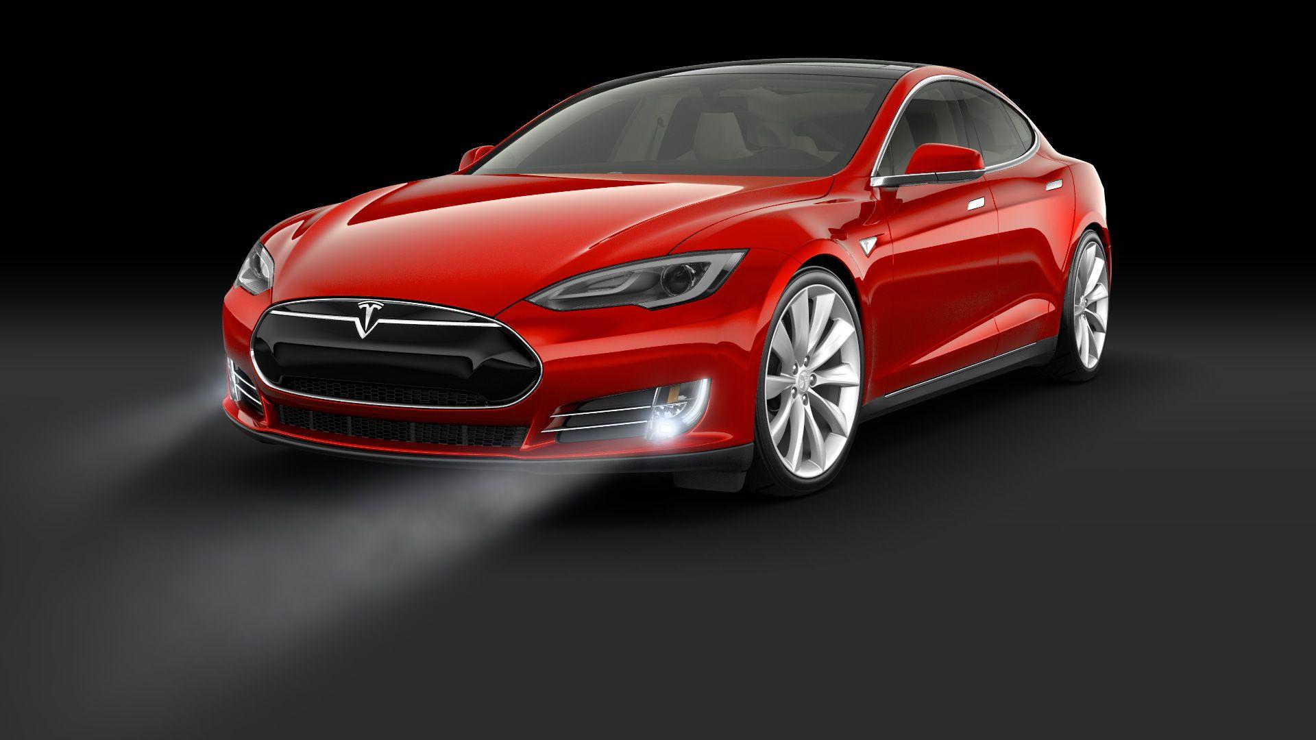 Red Tesla Model S Wallpapers - Top Free Red Tesla Model S Backgrounds ...