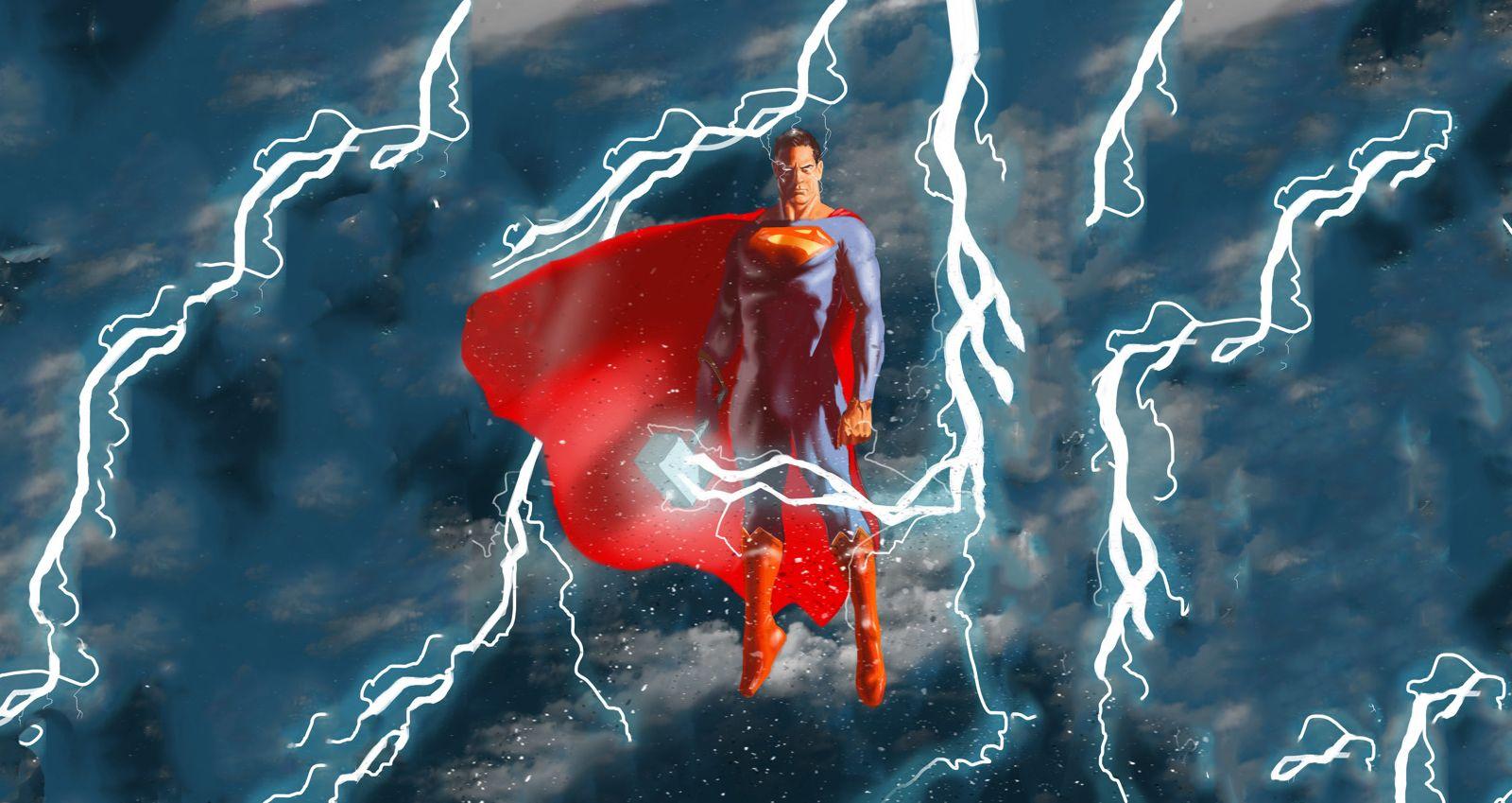 Superman Lightning Wallpapers - Top Free Superman Lightning Backgrounds ...
