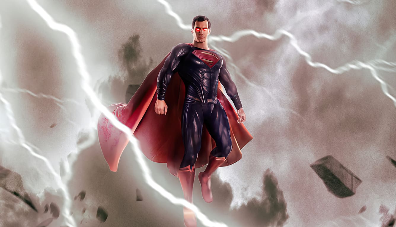 Superman Lightning Wallpapers - Top Free Superman Lightning Backgrounds ...