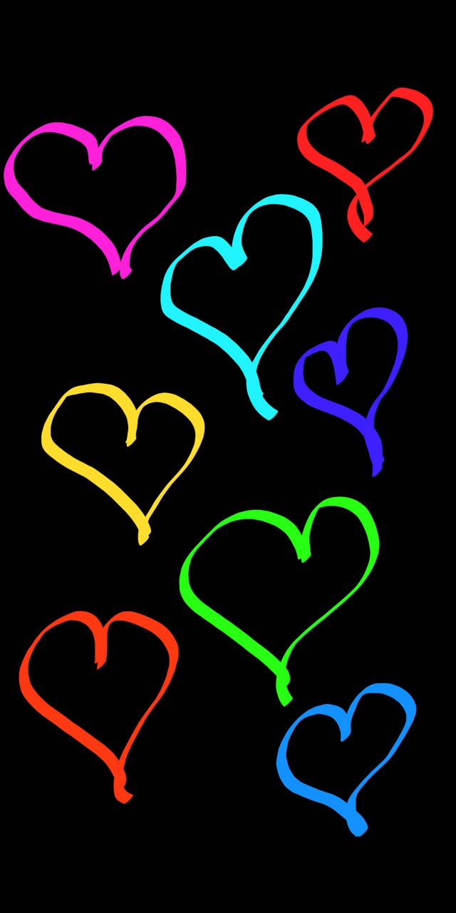 Bright Neon Heart Wallpapers - Top Free Bright Neon Heart Backgrounds ...