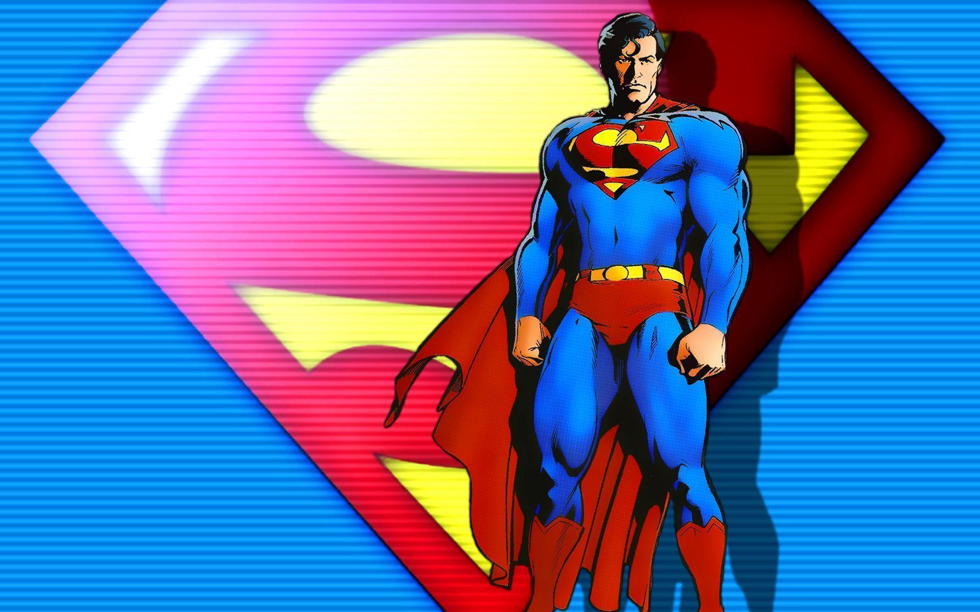 Superman Cartoon Wallpapers - Top Free Superman Cartoon Backgrounds ...