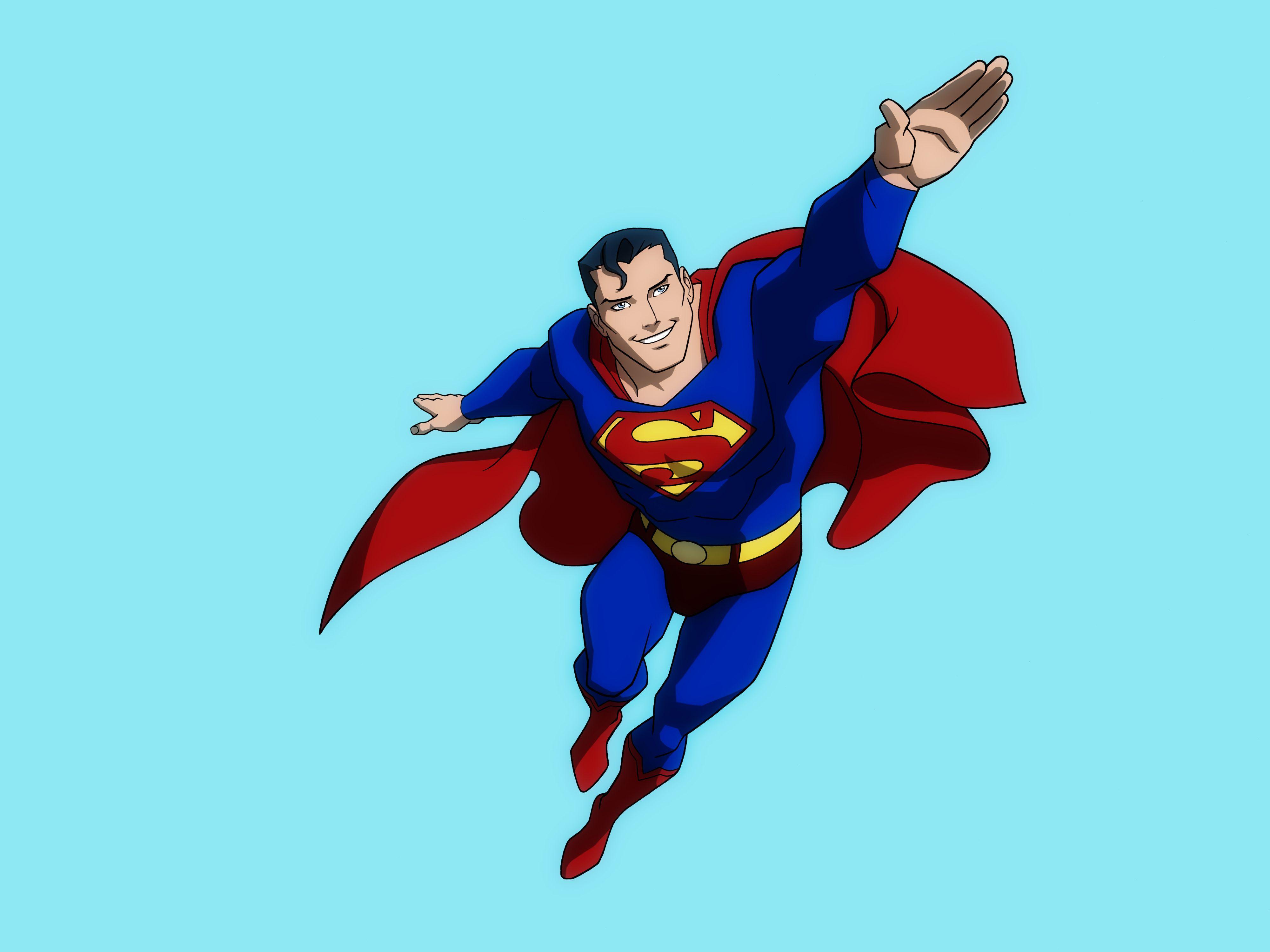Superman Cartoon Wallpapers - Top Free Superman Cartoon Backgrounds ...