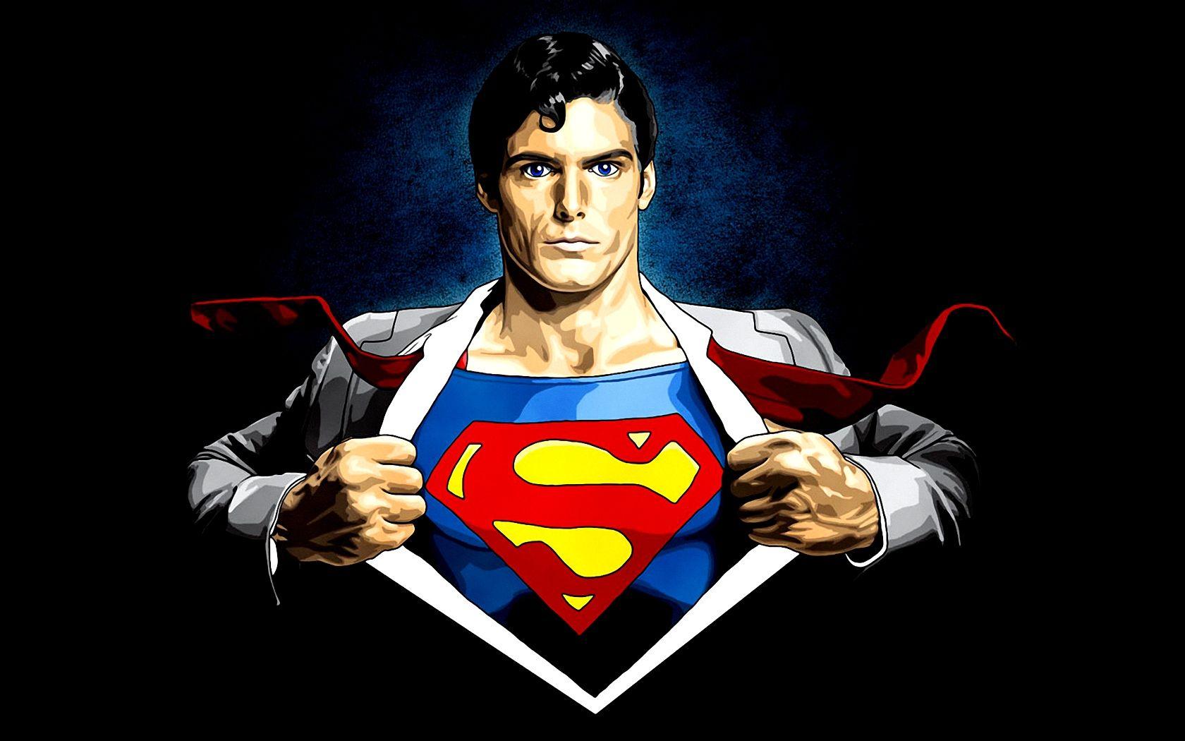 Superman Cartoon Wallpapers - Top Free Superman Cartoon Backgrounds ...