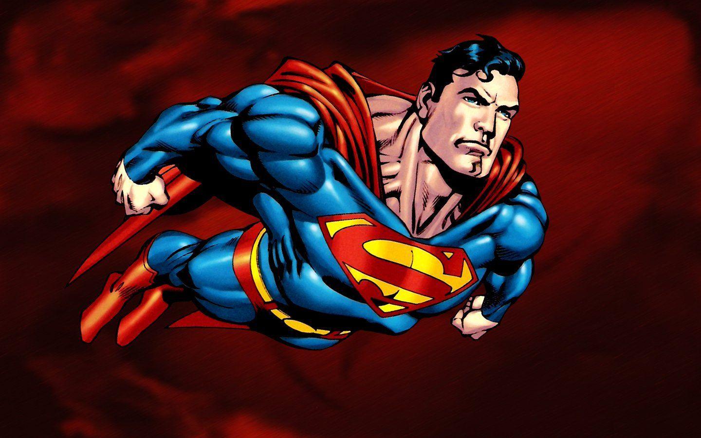 Superman Cartoon Wallpapers - Top Free Superman Cartoon Backgrounds ...
