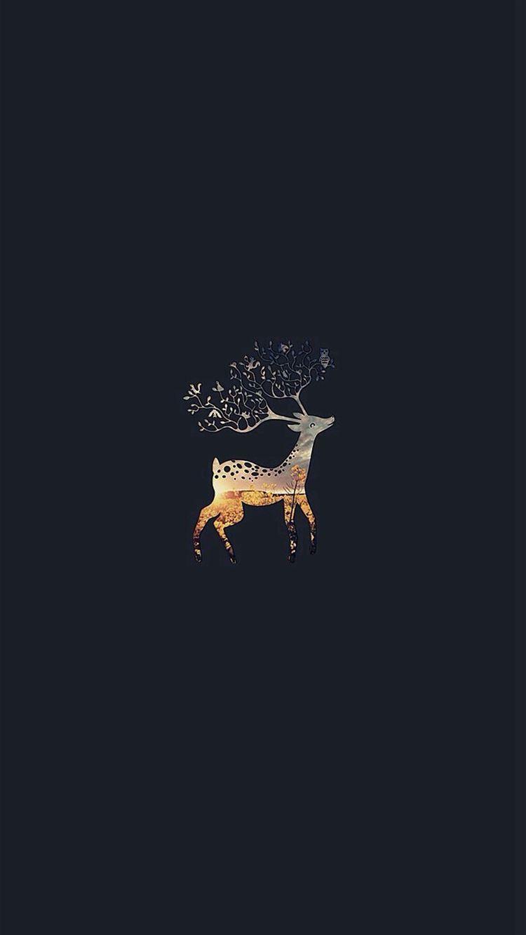 Minimalist Deer Wallpapers - Top Free Minimalist Deer Backgrounds ...