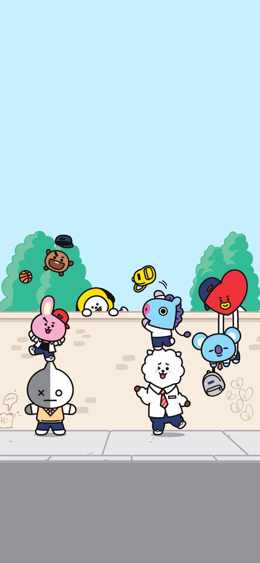 BT21 Characters Wallpapers - Top Free BT21 Characters Backgrounds ...