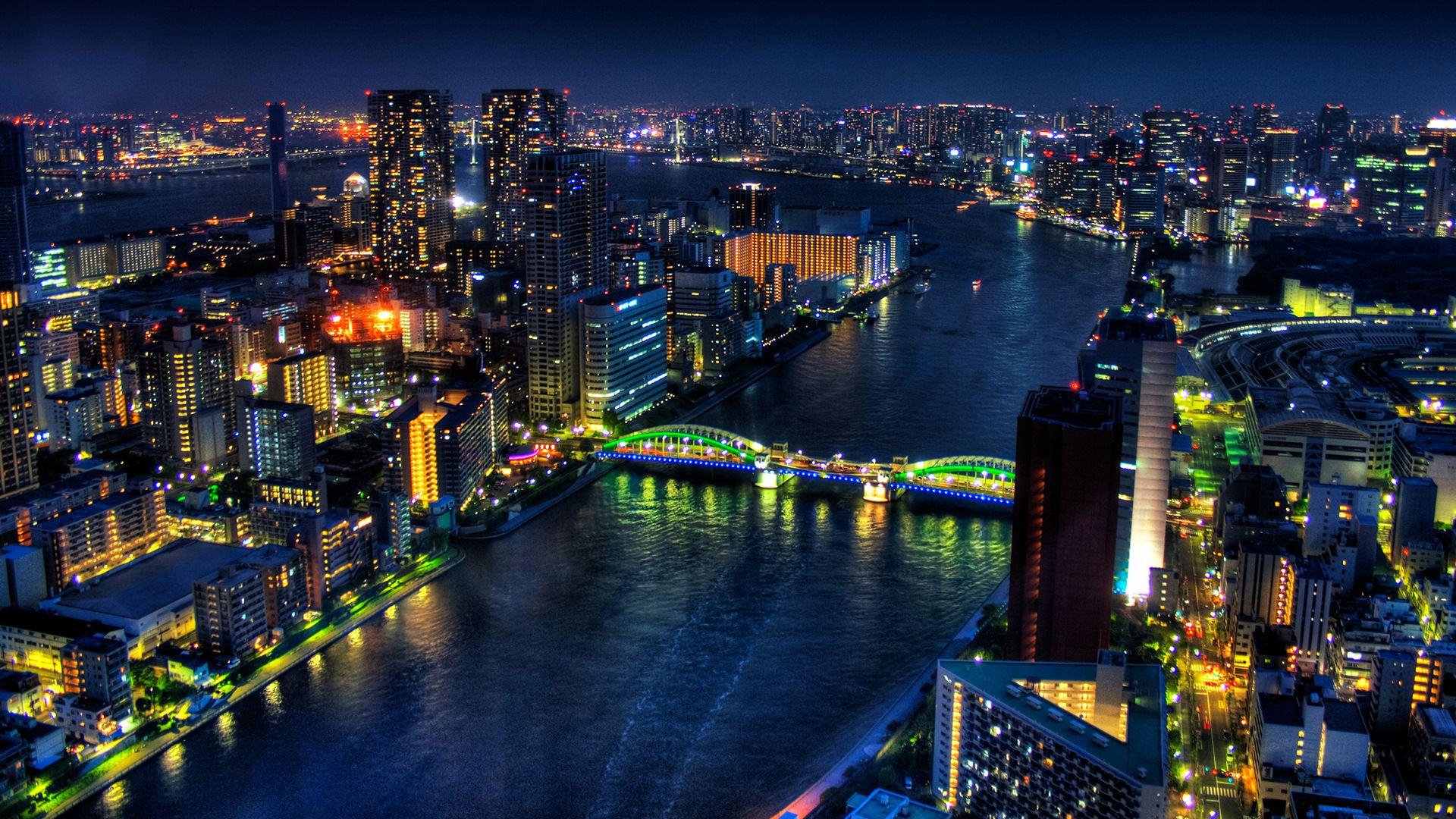 Japan Night Wallpapers - Top Free Japan Night Backgrounds - WallpaperAccess