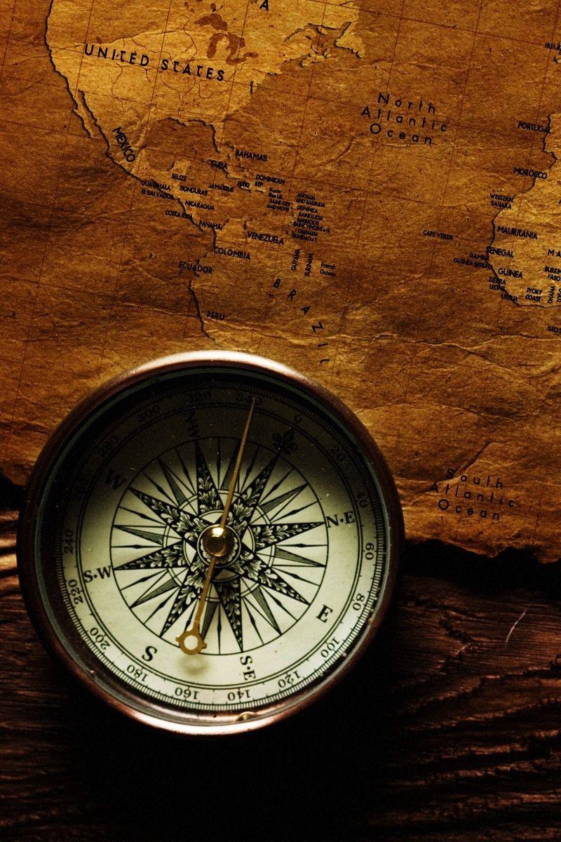 Vintage Compass Wallpapers - Top Free Vintage Compass Backgrounds ...