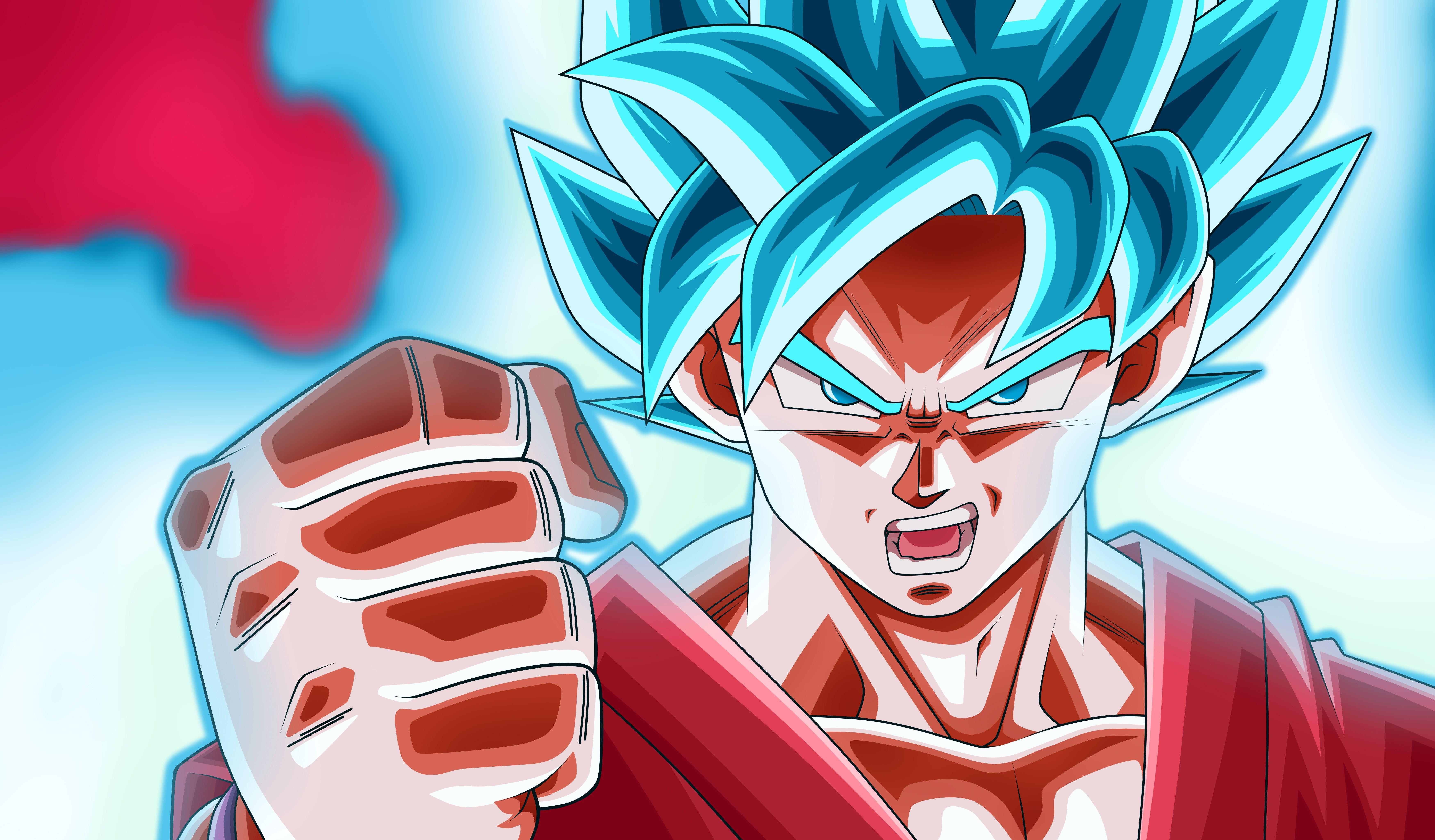 Goku SSB Wallpapers - Top Free Goku SSB Backgrounds - WallpaperAccess