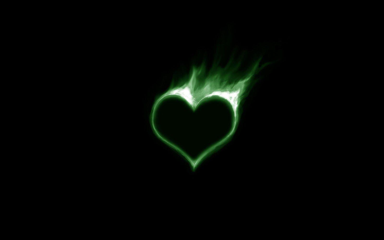 Beautiful Green Heart Wallpapers - Top Free Beautiful Green Heart ...