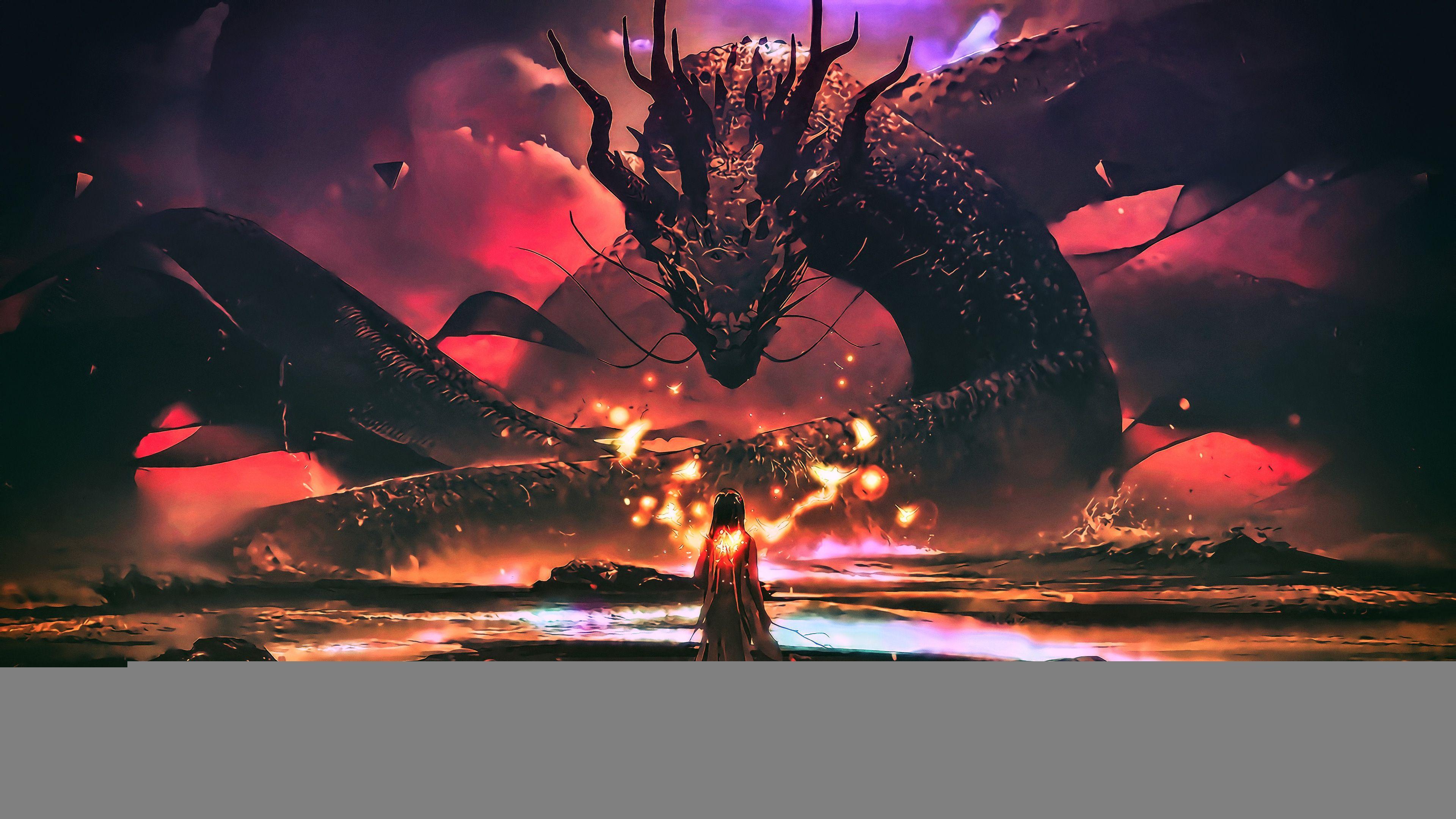 Epic Dragon 4K Wallpapers - Top Free Epic Dragon 4K Backgrounds - WallpaperAccess