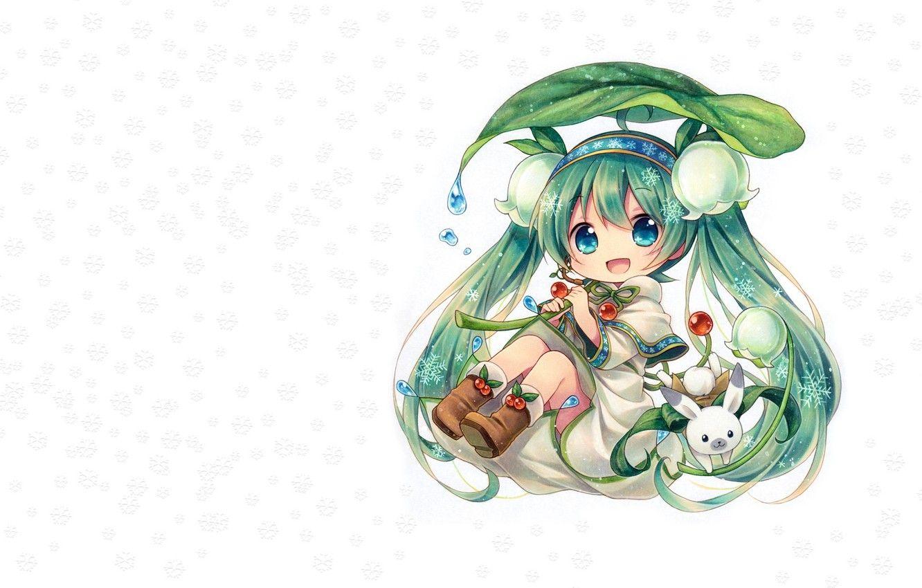 Anime Miku Chibi Wallpapers - Top Free Anime Miku Chibi Backgrounds ...