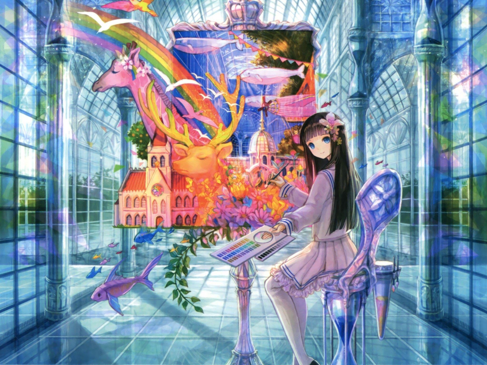 Anime Painting Wallpapers - Top Free Anime Painting Backgrounds ...