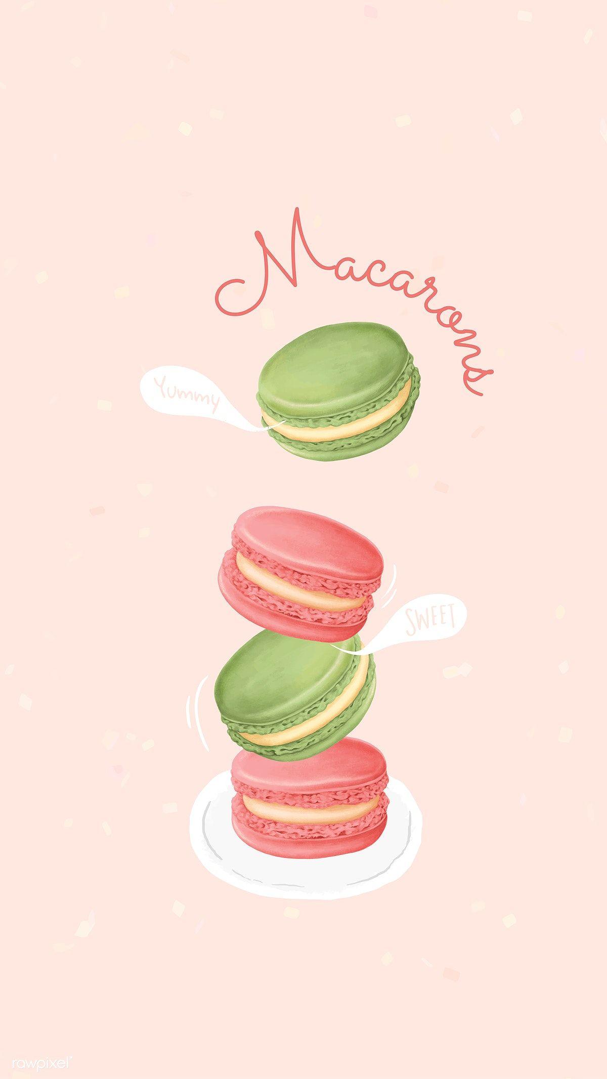 Cute Macaroon iPhone Wallpapers - Top Free Cute Macaroon iPhone ...