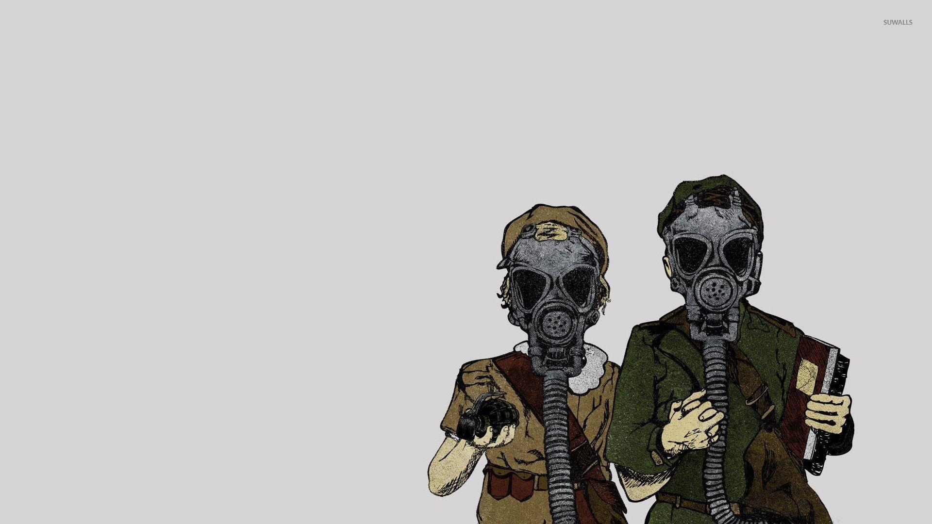 Gas Mask Art Wallpapers - Top Free Gas Mask Art Backgrounds ...