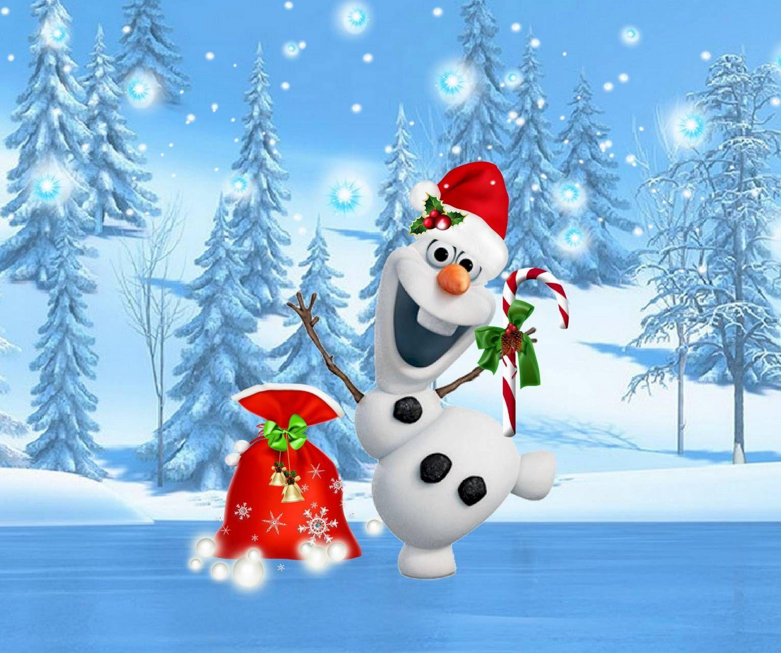 Olaf Christmas Wallpapers - Top Free Olaf Christmas Backgrounds ...