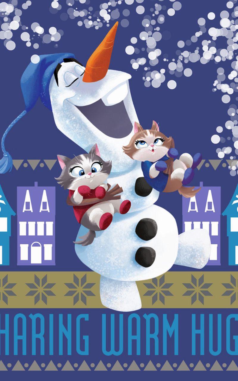 Olaf Christmas Wallpapers - Top Free Olaf Christmas Backgrounds ...