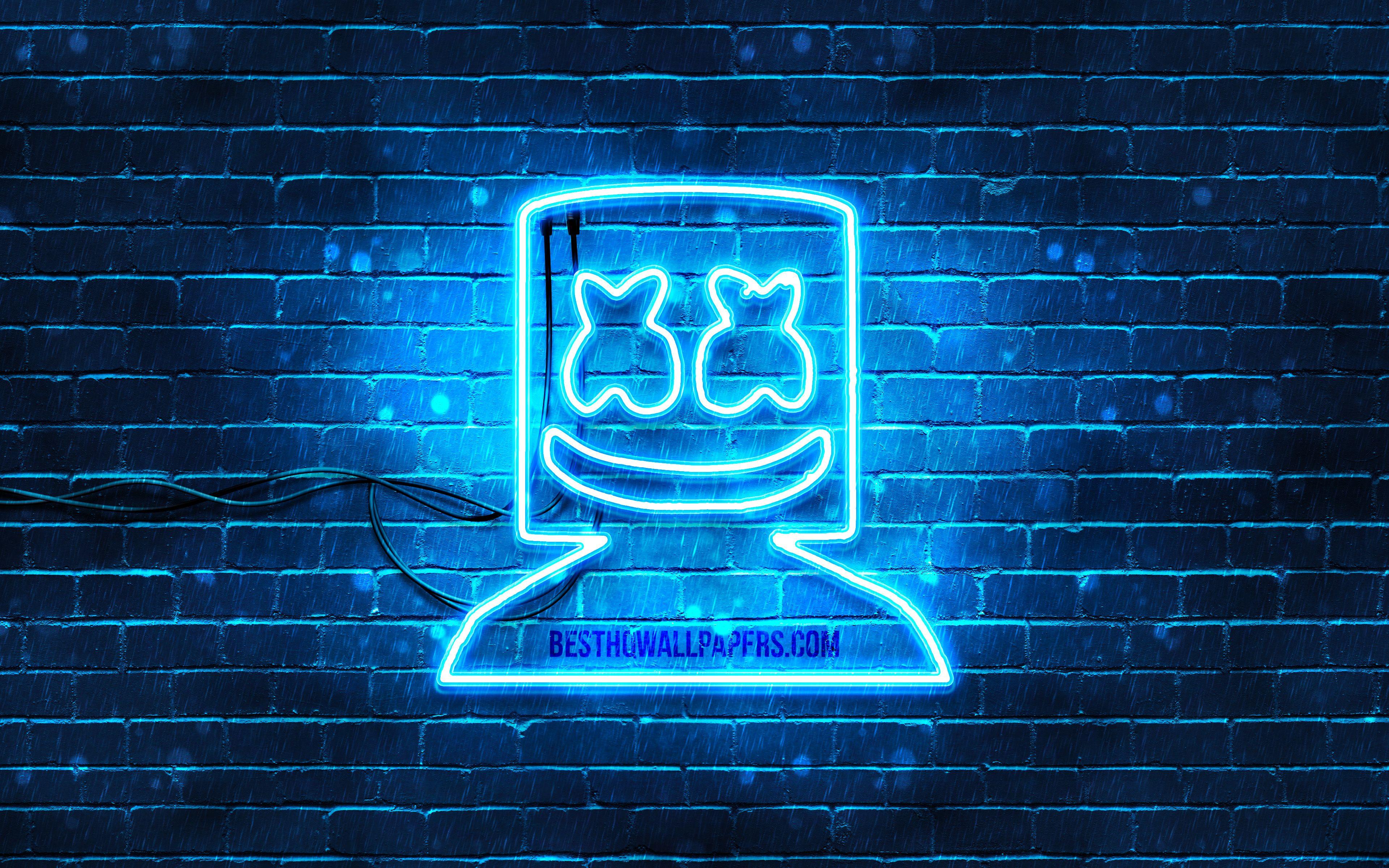 Neon Marshmello Wallpapers - Top Free Neon Marshmello Backgrounds ...