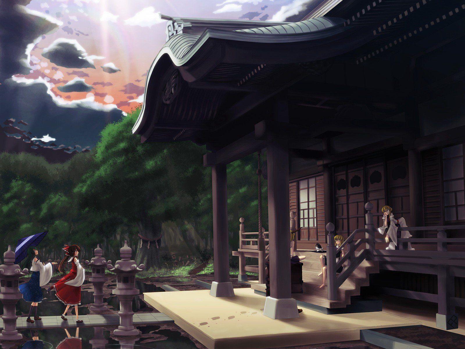 Anime Shinto Temple Wallpapers - Top Free Anime Shinto Temple ...