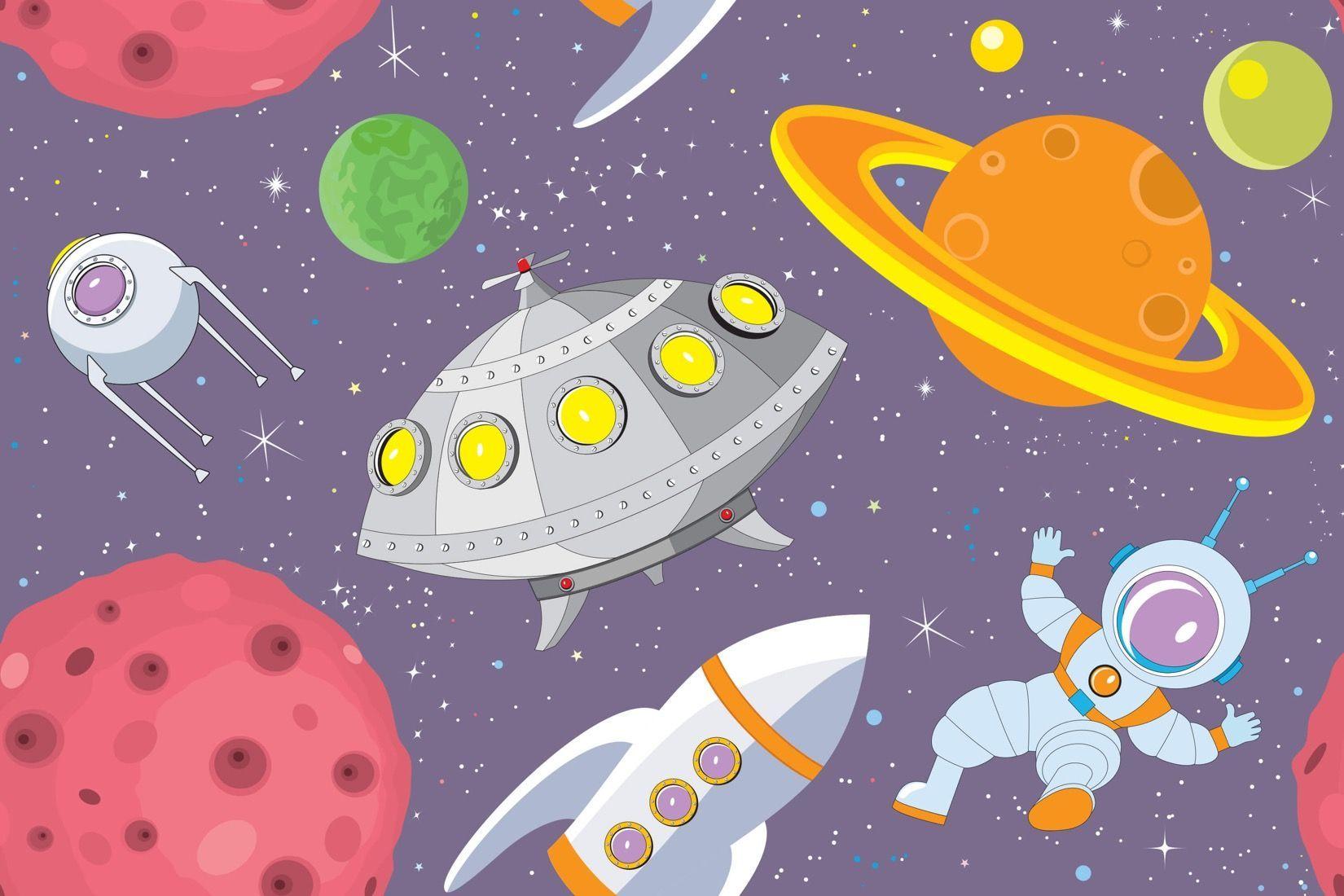 Cartoon Spaceship Wallpapers - Top Free Cartoon Spaceship Backgrounds ...