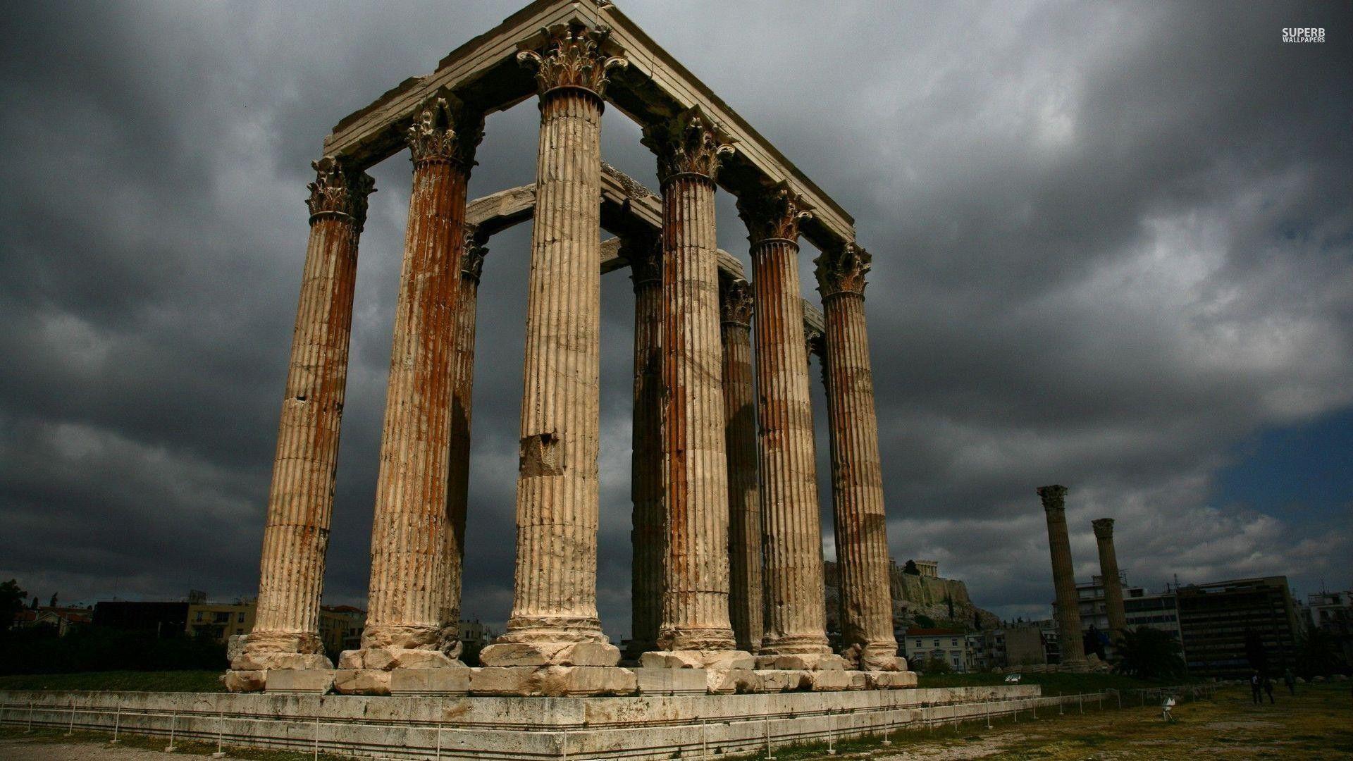Greek Ruins Wallpapers - Top Free Greek Ruins Backgrounds - WallpaperAccess