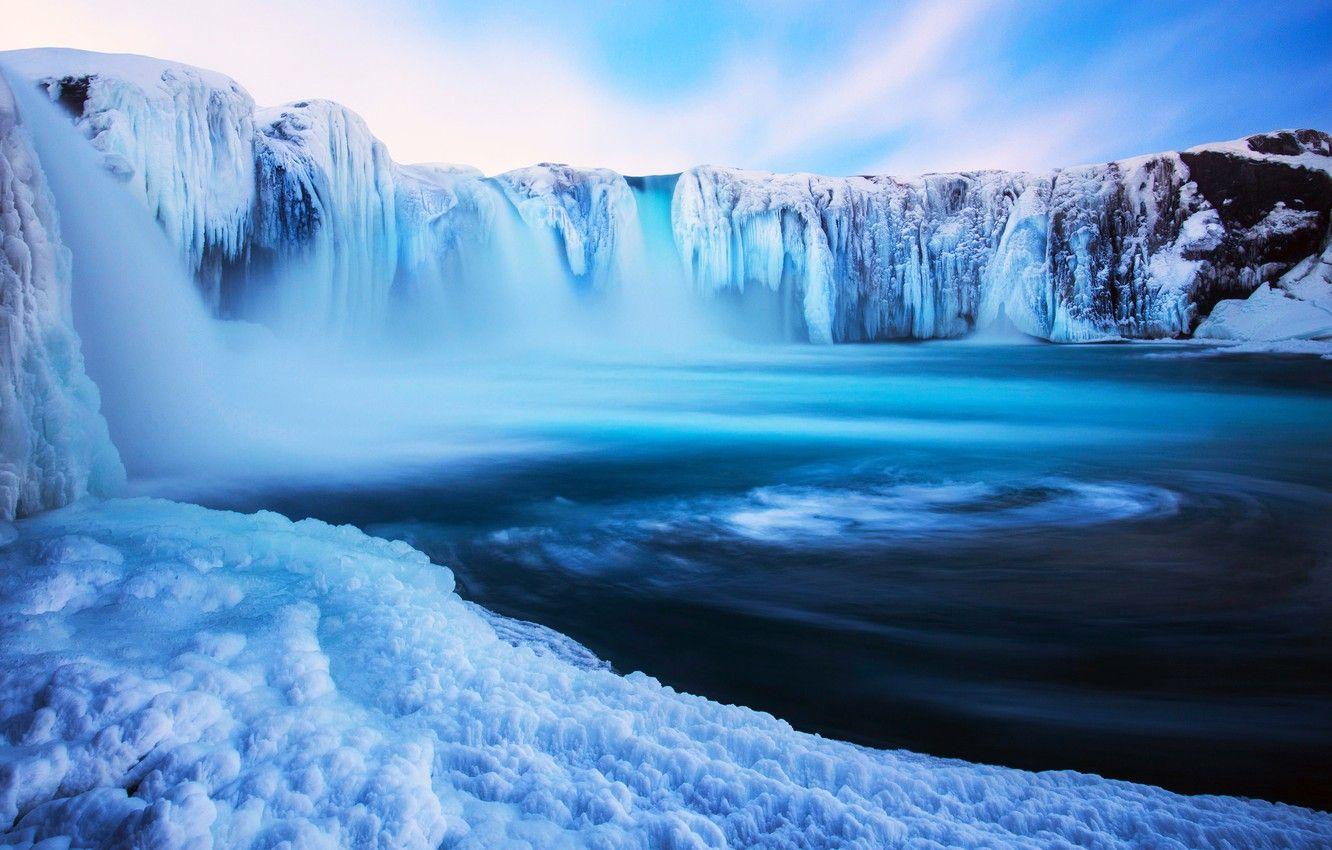 Snow Waterfall Wallpapers - Top Free Snow Waterfall Backgrounds ...