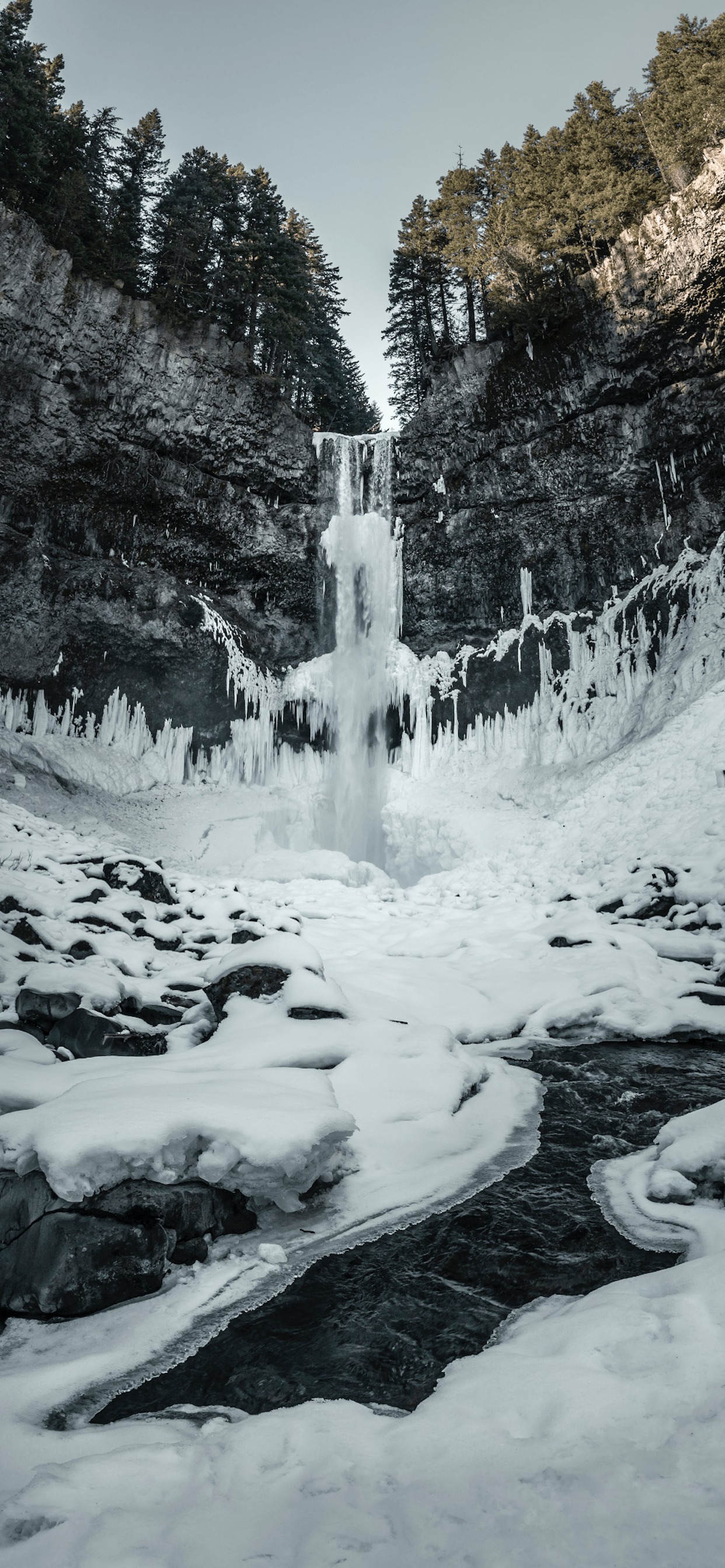 Snow Waterfall Wallpapers - Top Free Snow Waterfall Backgrounds ...